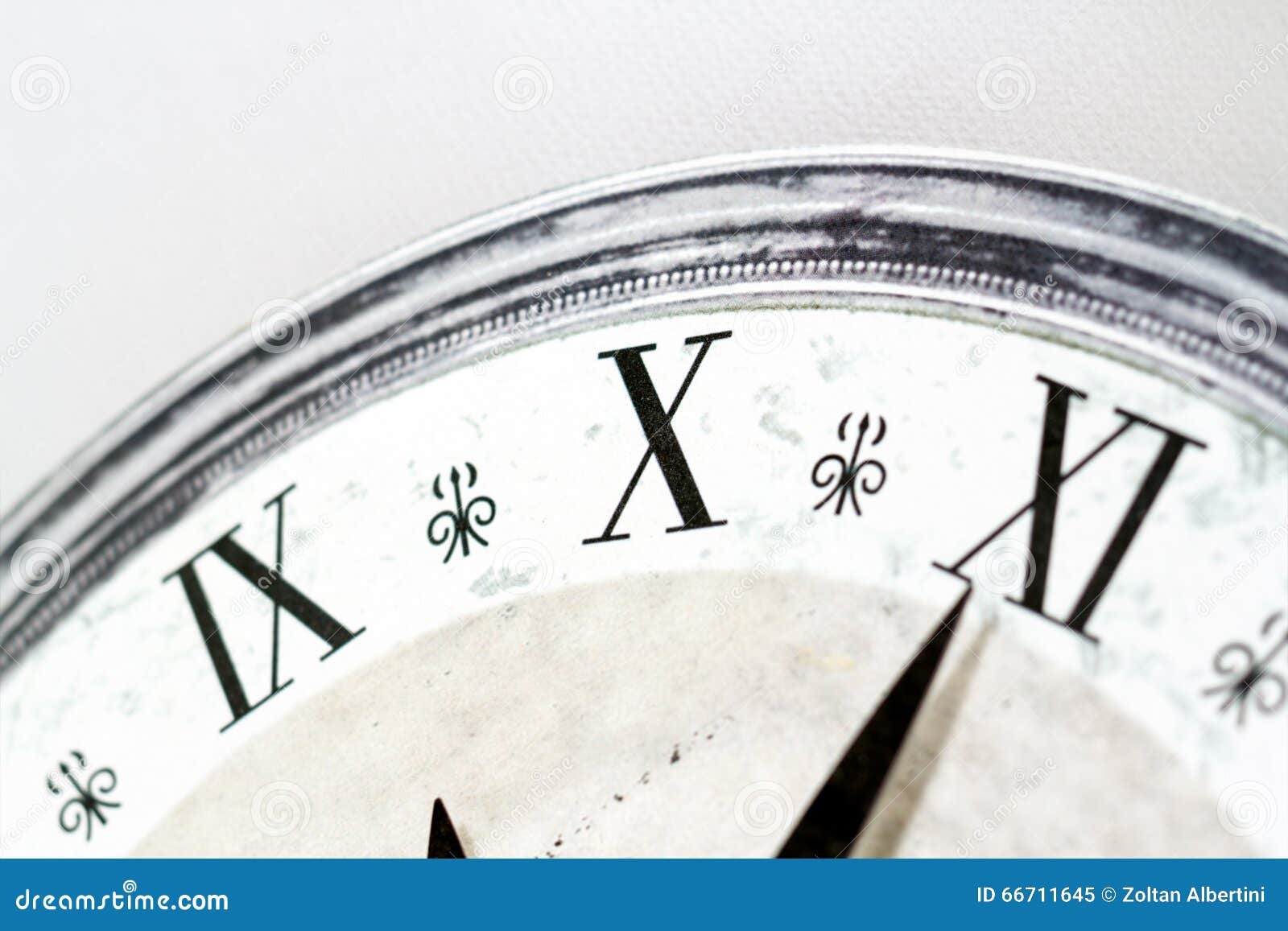 Vintage clock stock image. Image of number, hour, midnight - 66711645
