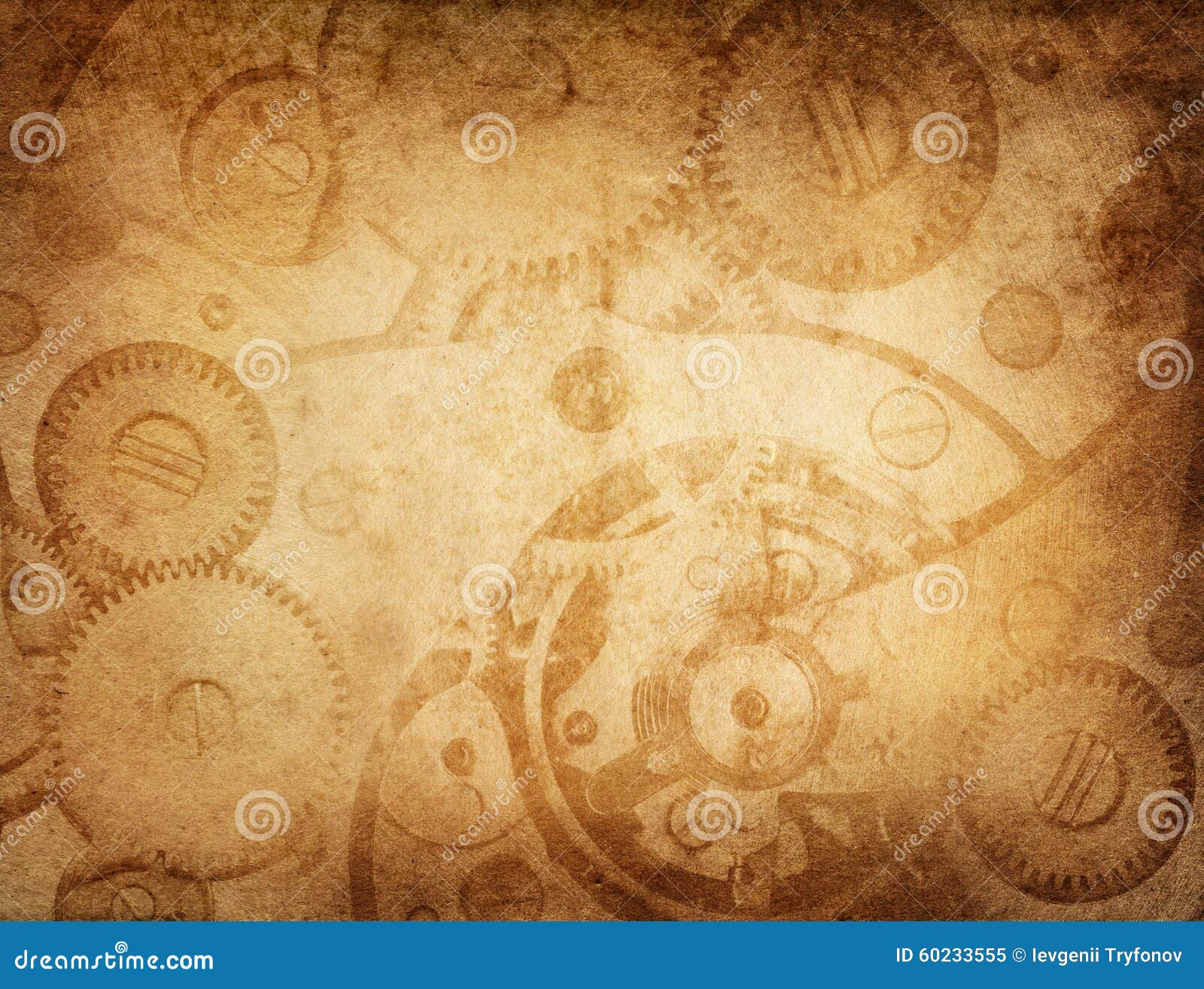 Clockwork Background With Sample Logo Cartoon Vector | CartoonDealer ...