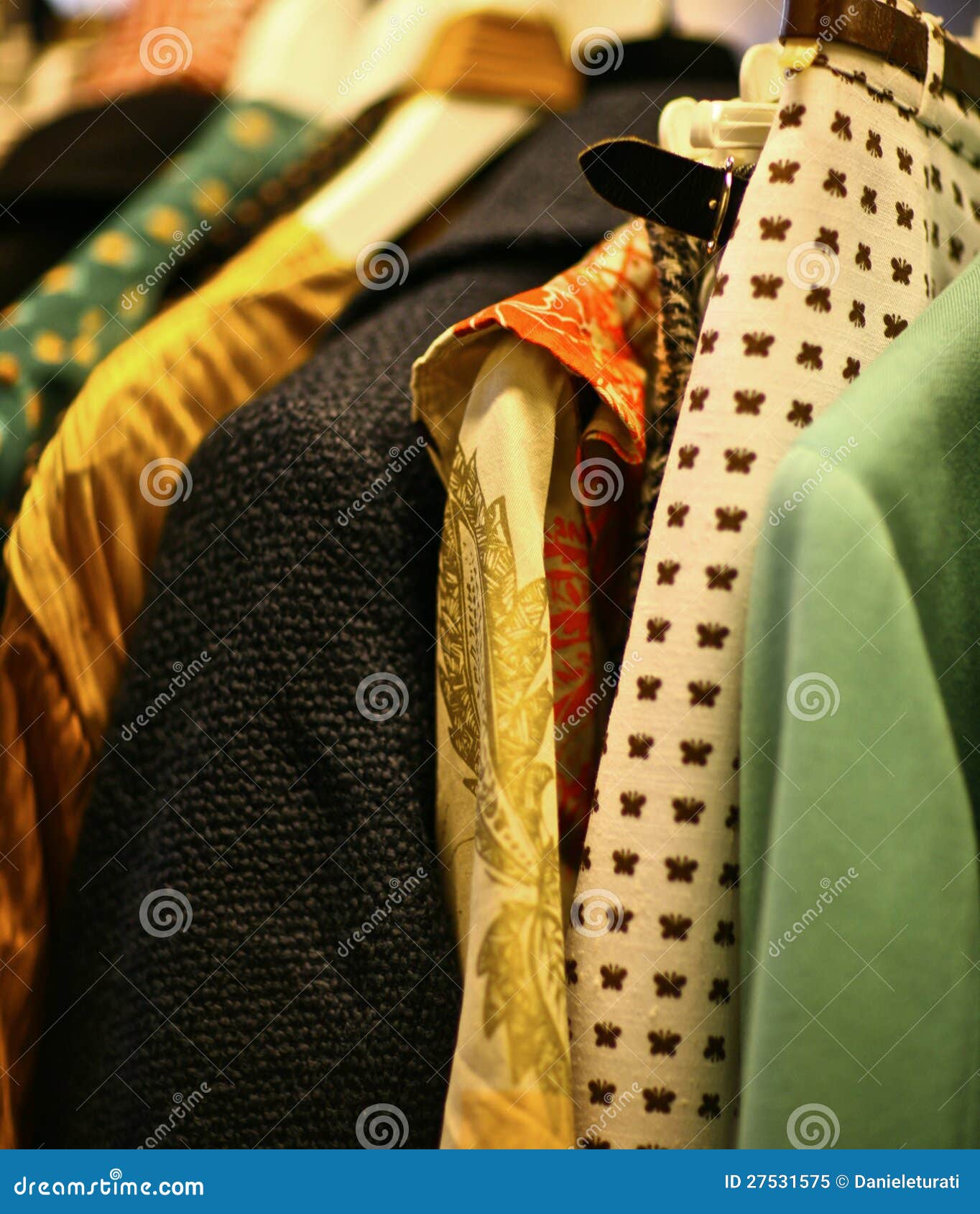 Vintage clothes stock image. Image of colourful, vintage - 27531575