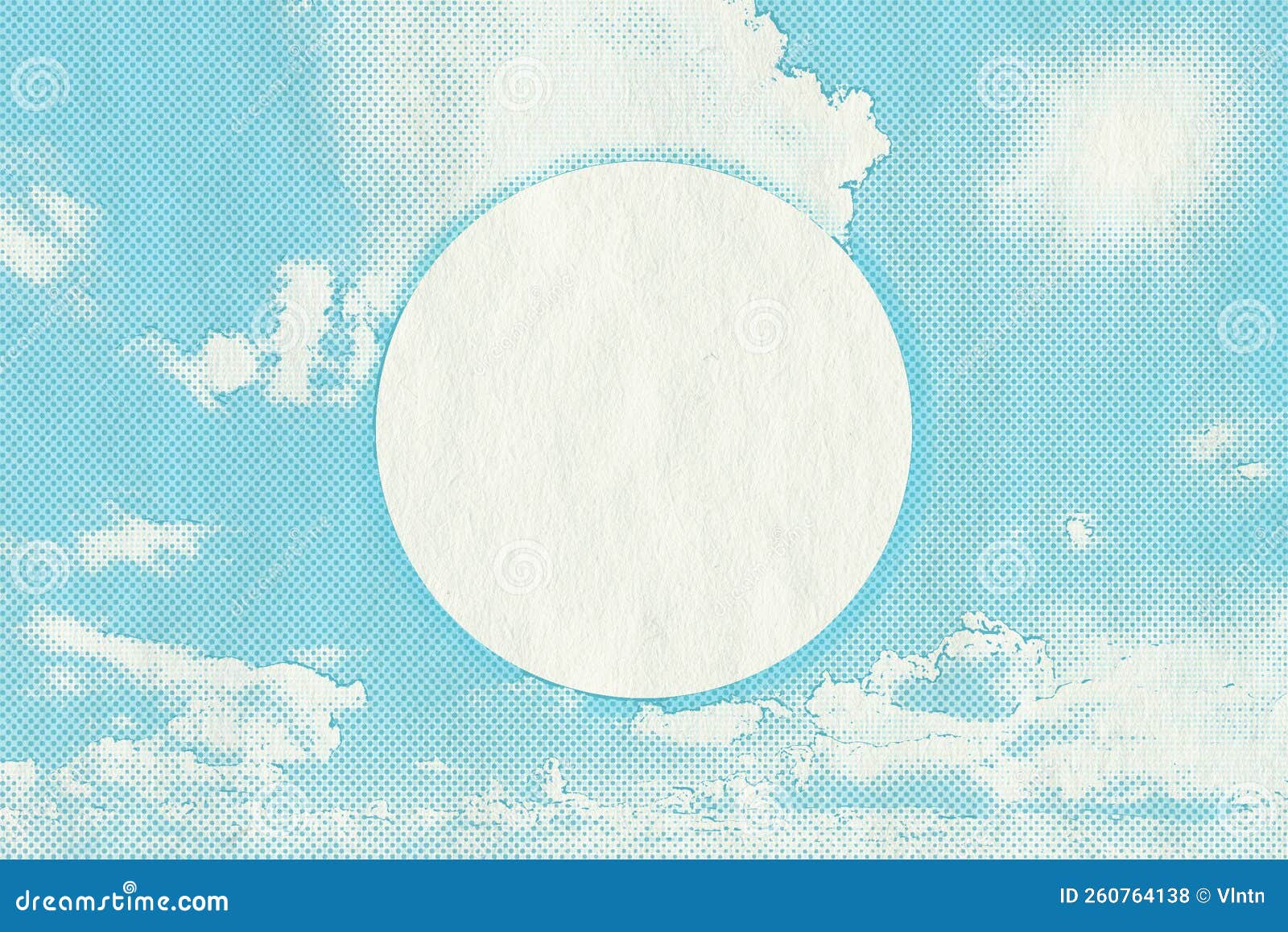 Vintage Clouds with Copyspace Stock Illustration - Illustration of ...