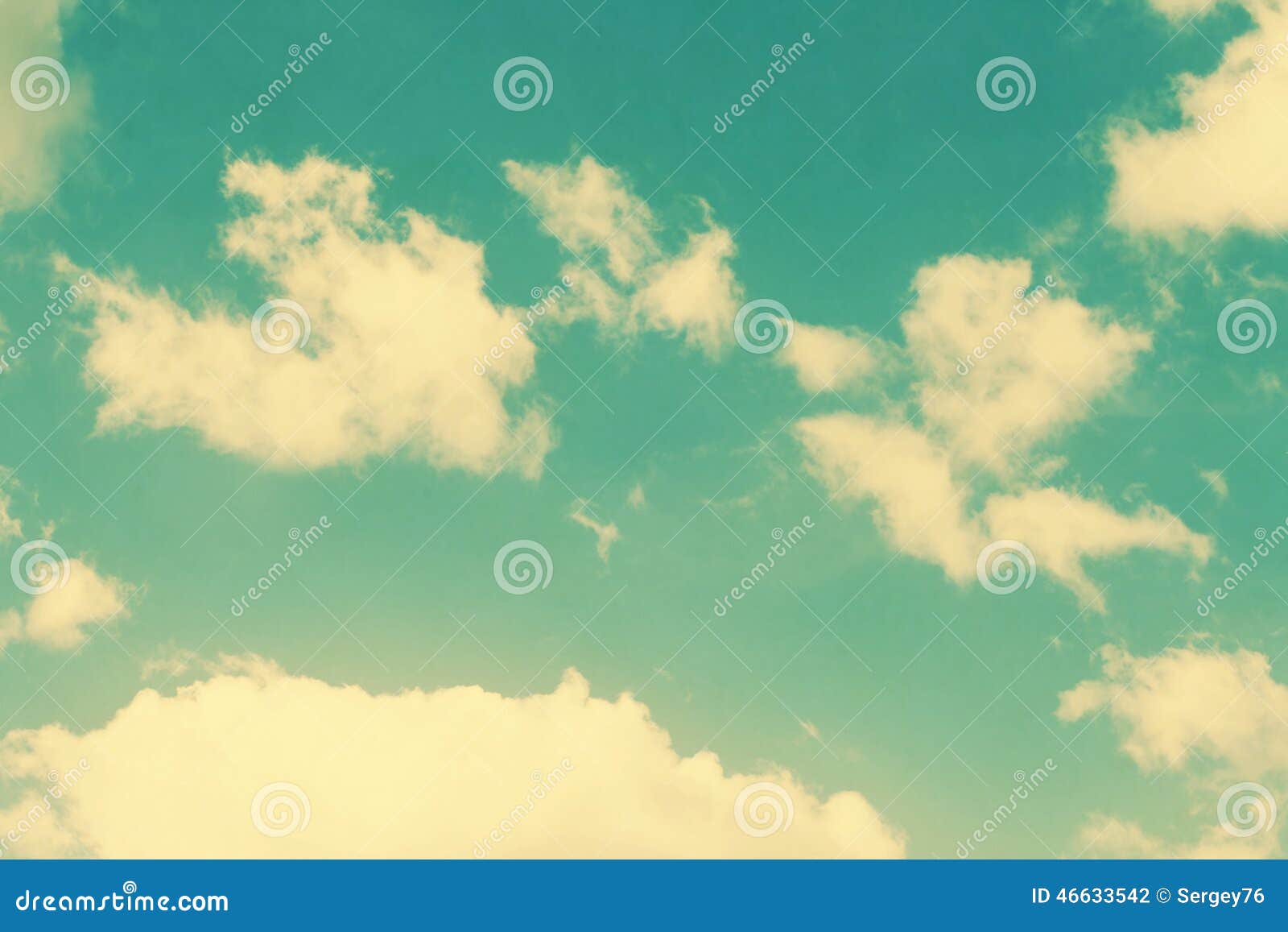 Vintage Clouds And Sky Background. Stock Photography | CartoonDealer ...