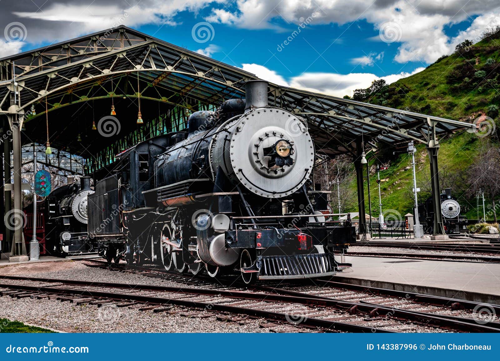 Vintage Coal Burning Steam Engine Locomotive Editorial Photo - Image of ...