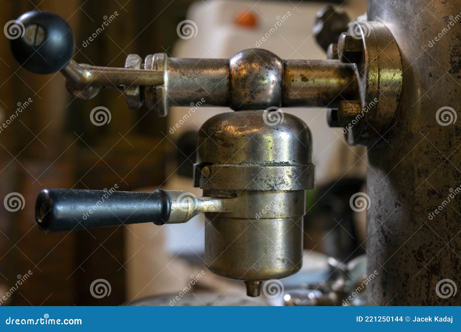 Vintage coffee machine stock photo. Image of drink, professional ...