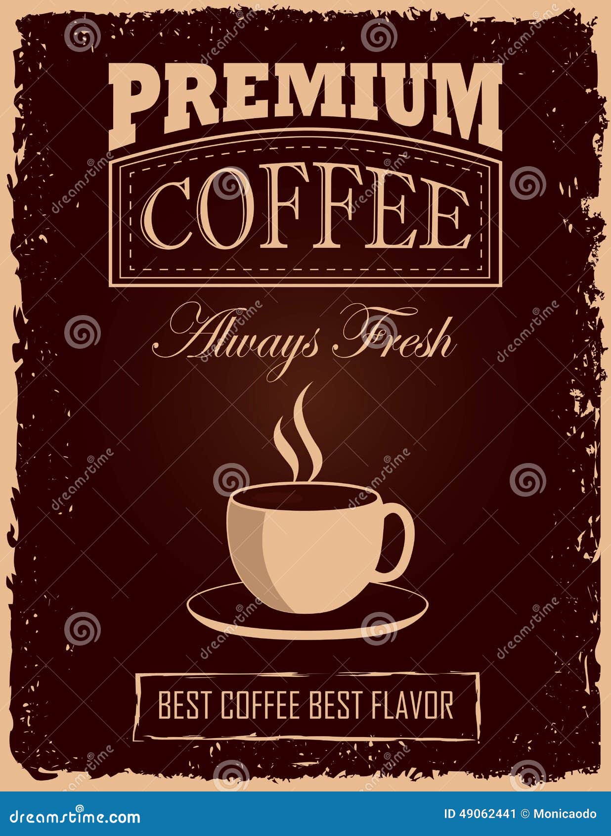 Coffee Poster Advertisement Flayers Vector Illustration | CartoonDealer ...