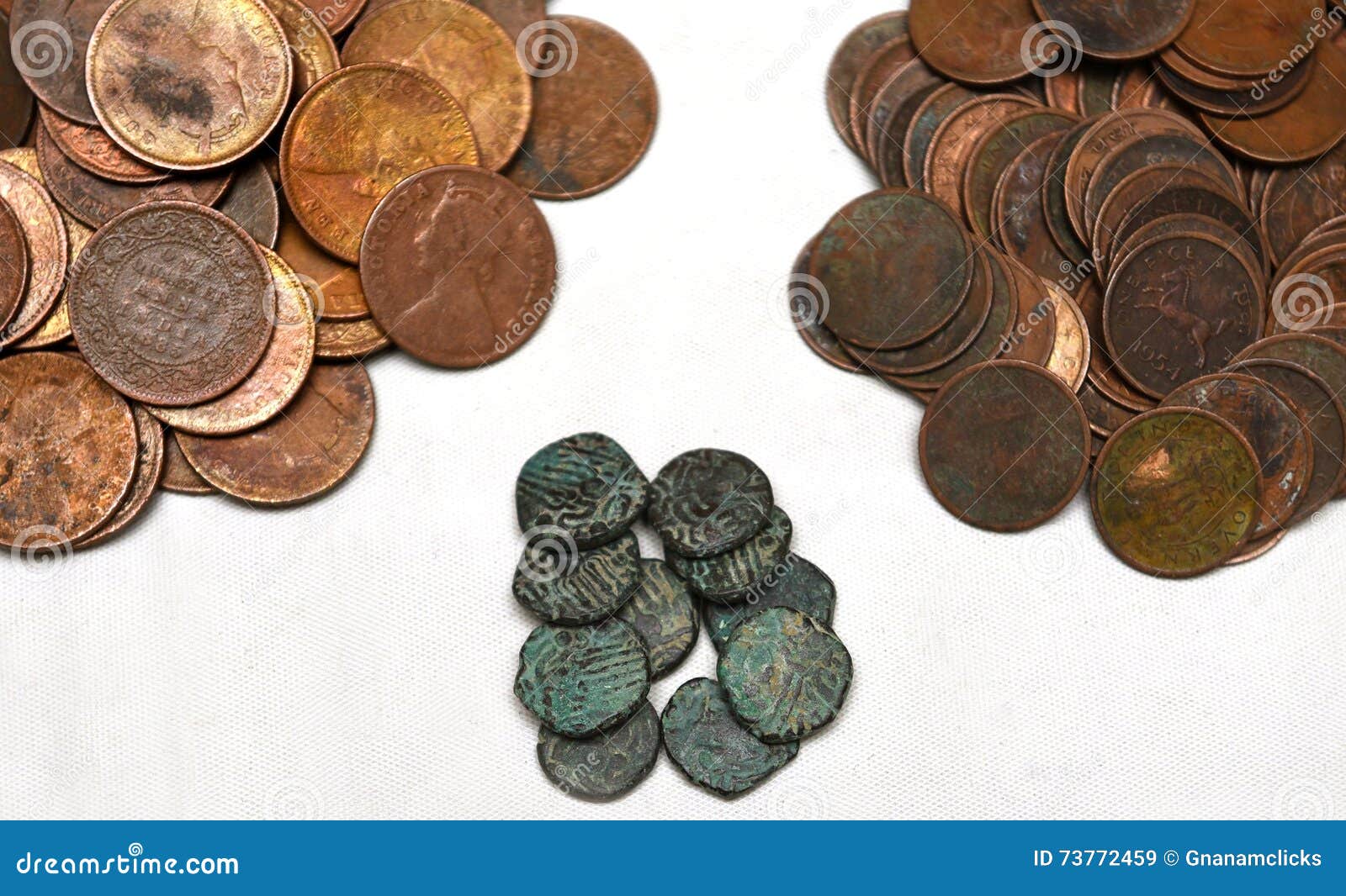 VINTAGE COINS stock image. Image of save, selling, coins - 73772459