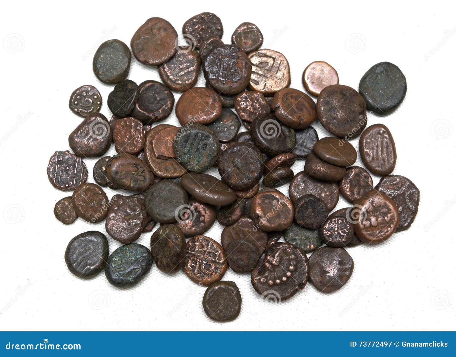 VINTAGE COINS stock image. Image of antique, display - 73772497