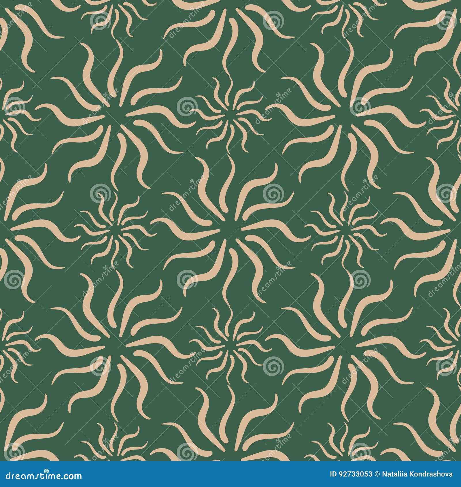 Vintage Color Seamless Pattern Stock Vector - Illustration of floral ...