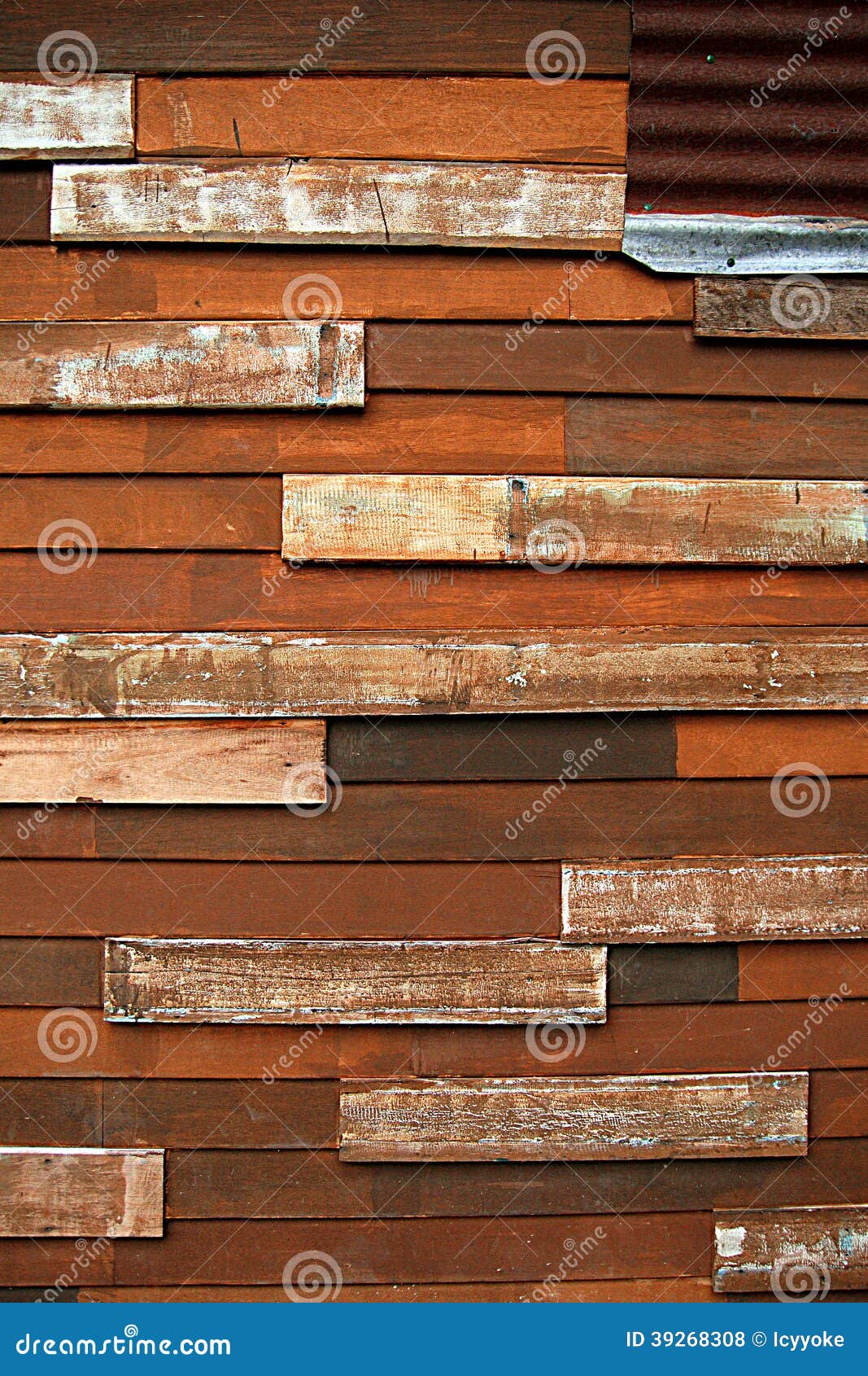 Vintage Color of Wooden Wall Stock Photo - Image of pattern, color ...