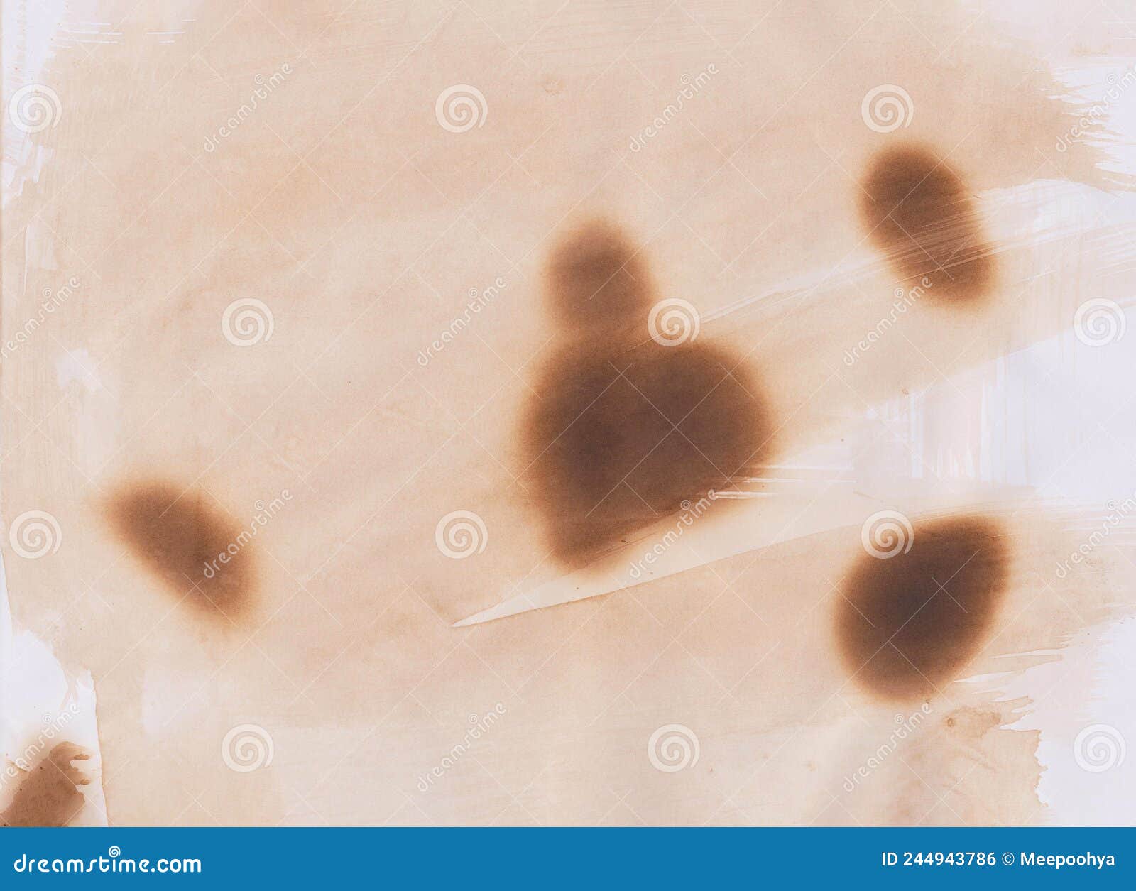 Vintage Colored of Old Paper Background with Thermal Burn Marks Stock ...