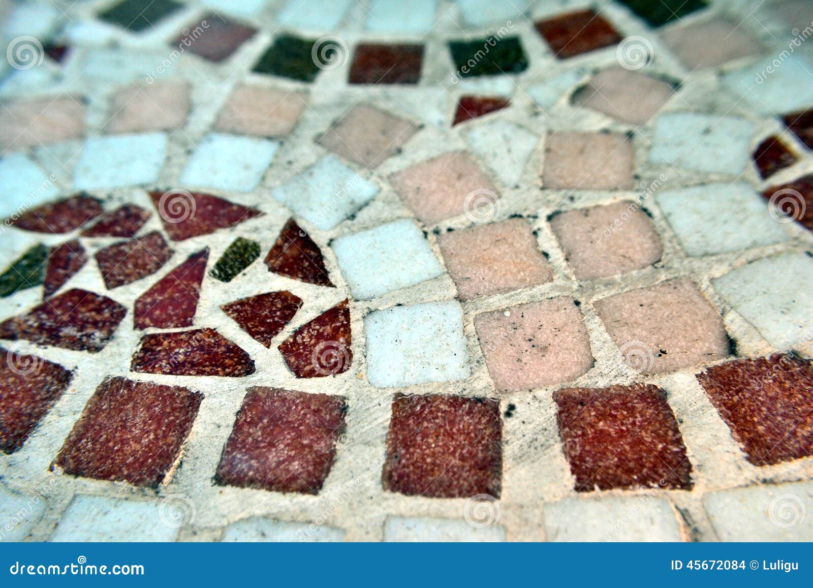 Vintage Colorful Tiles stock photo. Image of retro, vintage - 45672084