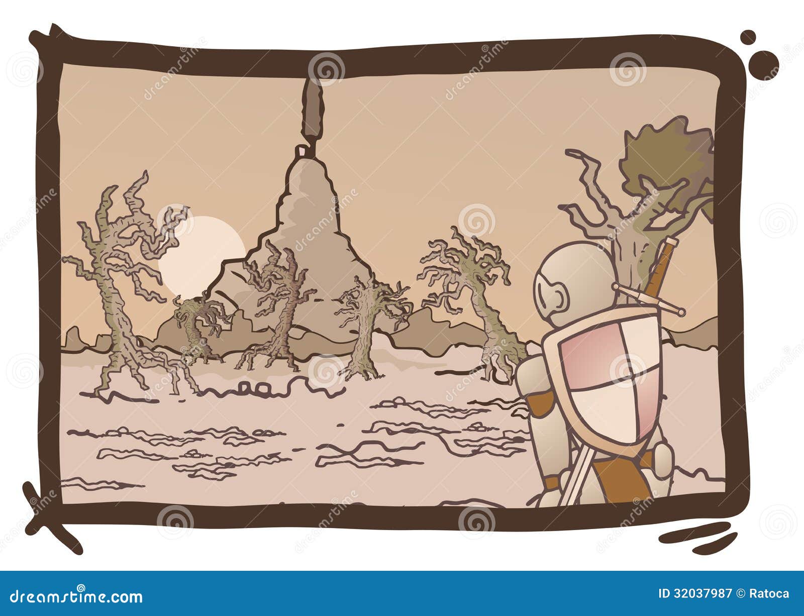 Vintage comic stock vector. Illustration of history, comic - 32037987