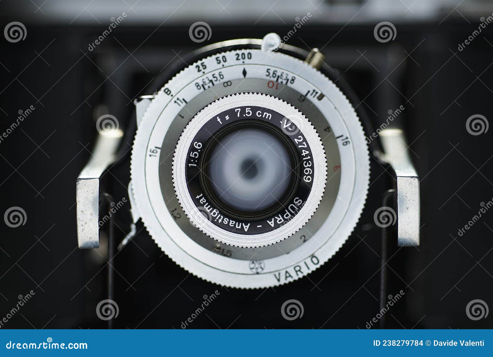Vintage Compact Bellows Camera Nixon Trixette, Year 1959 Stock Photo ...