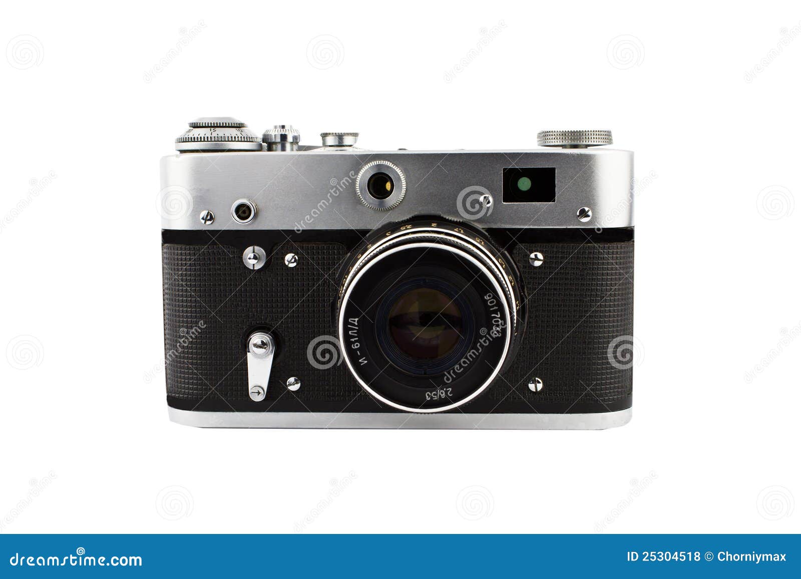 Vintage compact camera stock photo. Image of silver, revival - 25304518