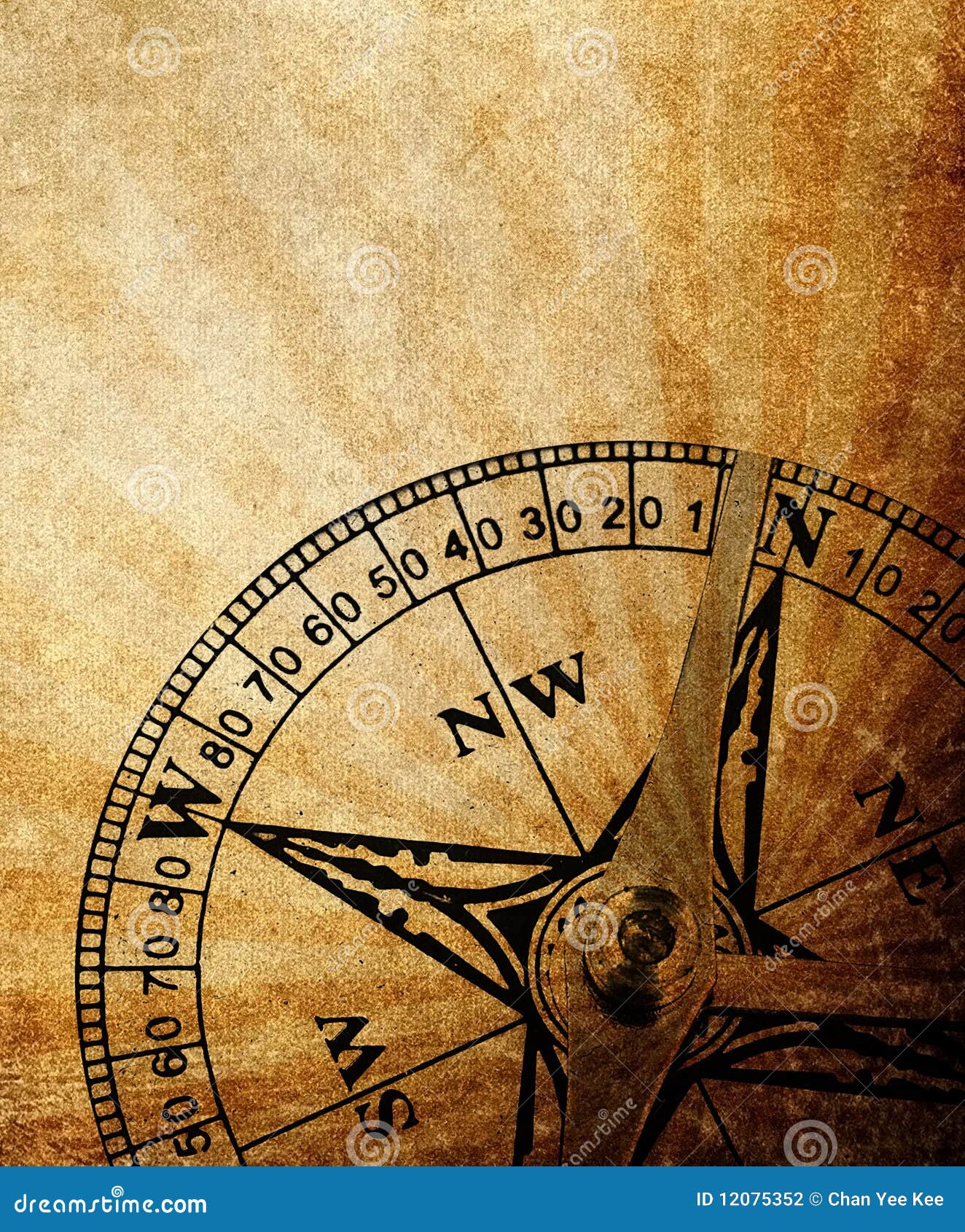 Vintage compass background stock illustration. Illustration of gold ...