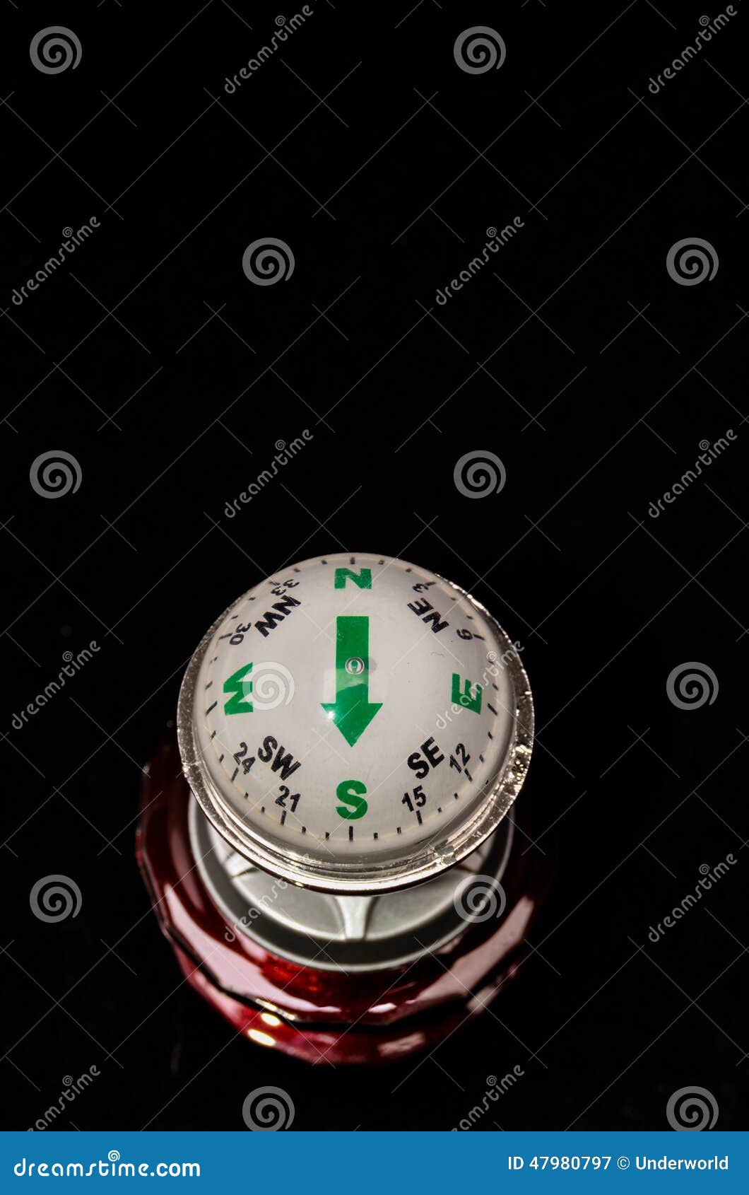 Vintage Compass stock image. Image of magnifying, classic - 47980797