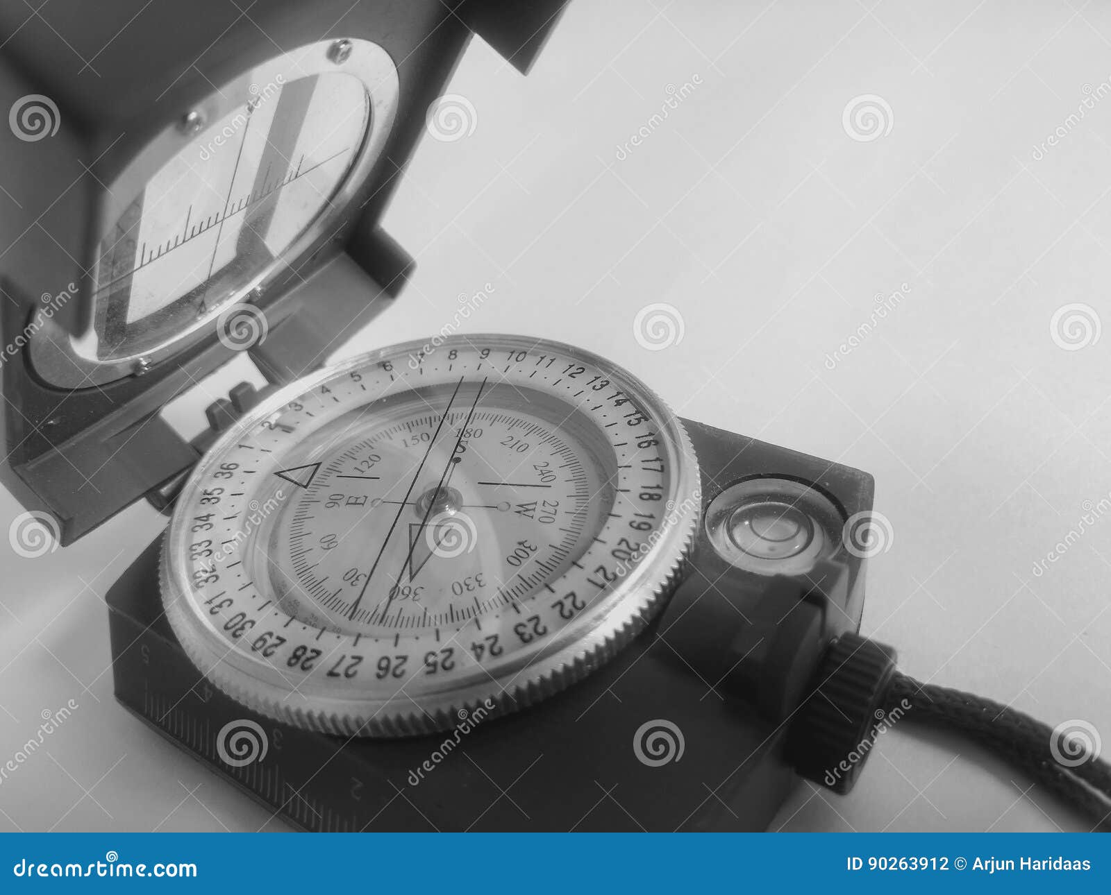 A vintage compass stock photo. Image of dial, instrument - 90263912