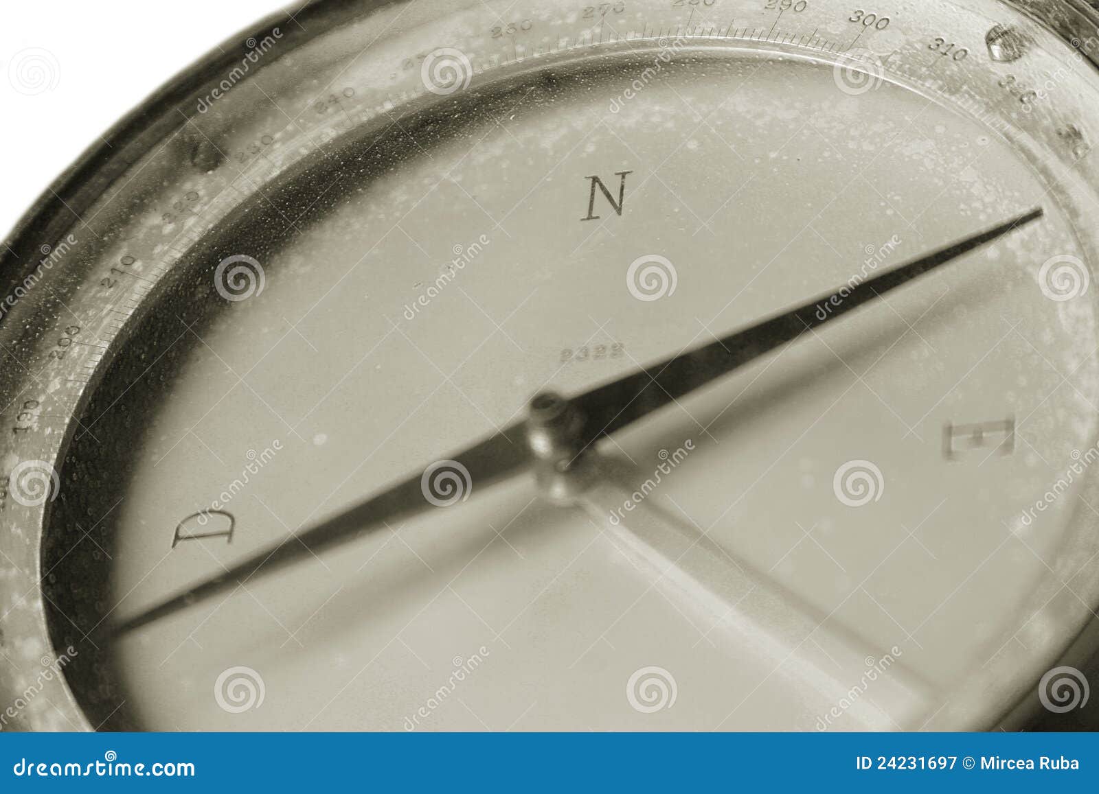 Map And Compass Used By Hikers From Getting Lost Royalty-Free Stock ...