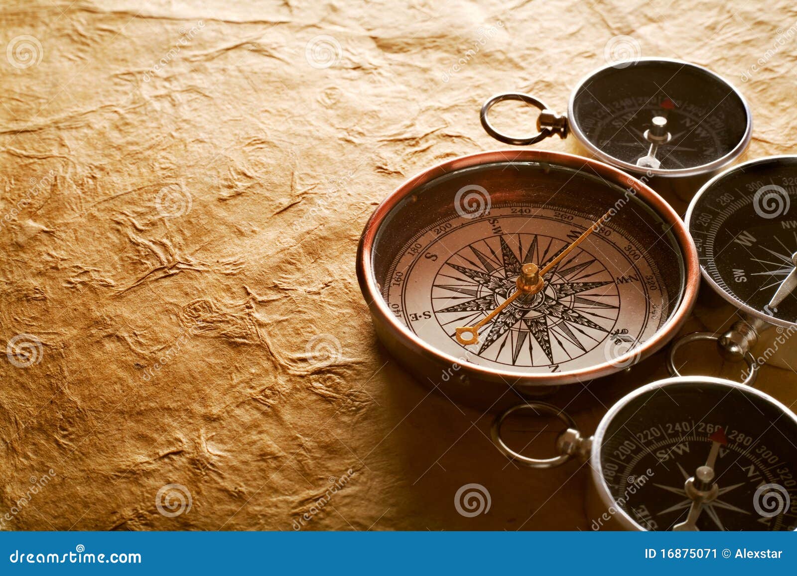 Vintage Compasses Stock Image - Image: 16875071