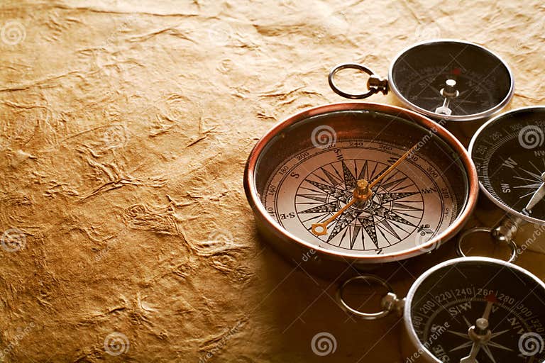 Vintage compasses stock image. Image of ocean, fashioned - 16875071