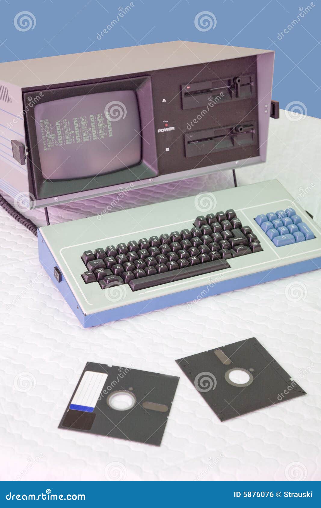 Vintage Computer stock photo. Image of cathode, monitor - 5876076