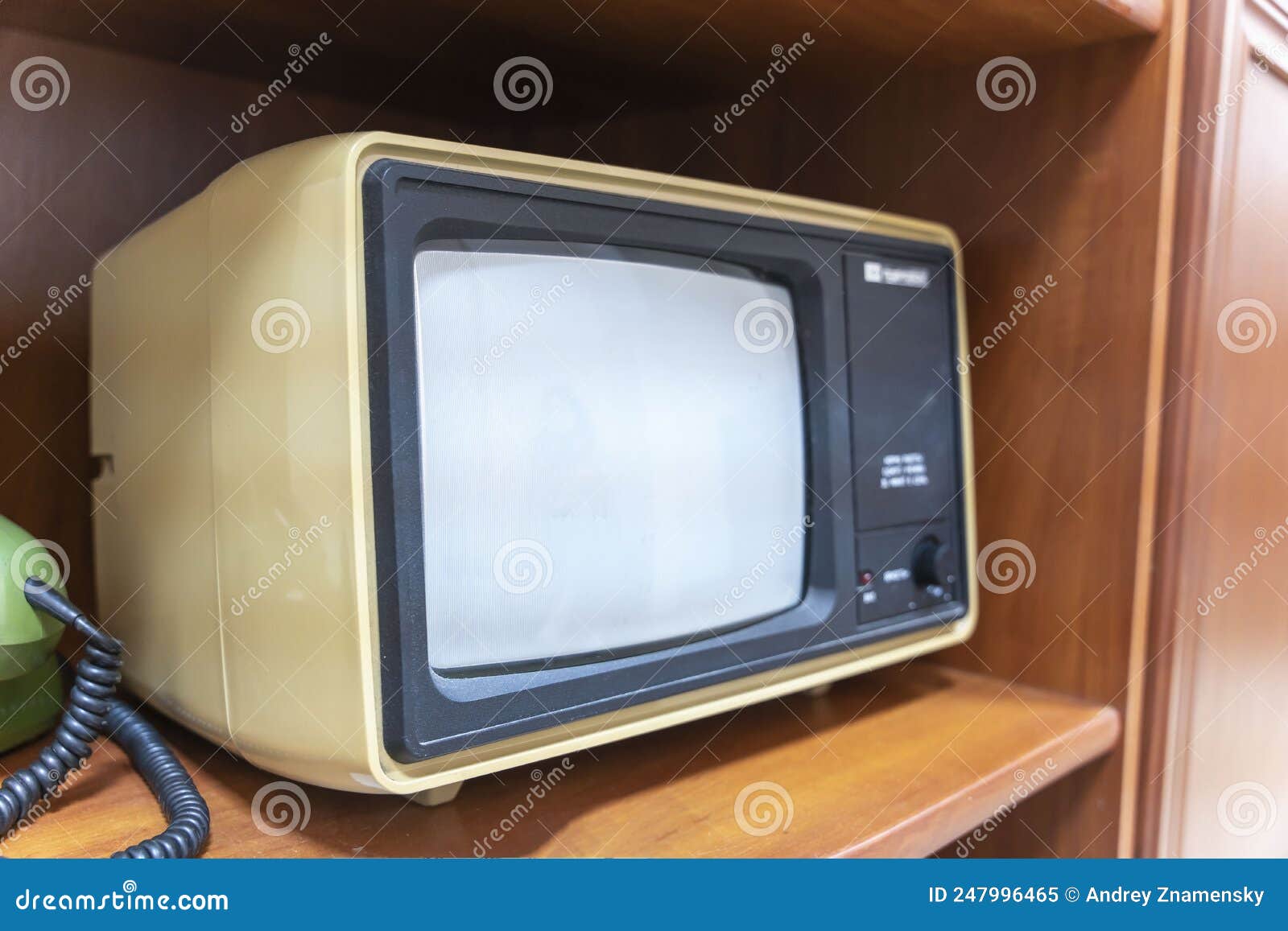 Vintage Computer Monitor. Old Computer Equipment Stock Image - Image of ...