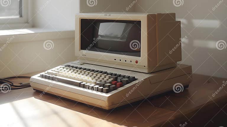 Vintage Computing: Echoes in Modern Technology. Concept Retro Computing ...