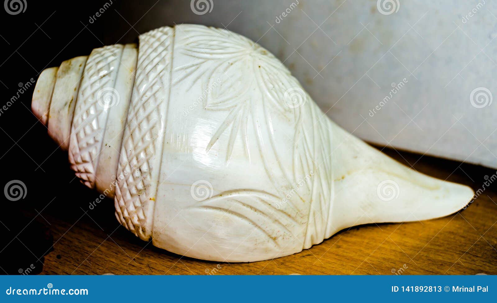 Vintage conch shell stock image. Image of shell, hindu - 141892813