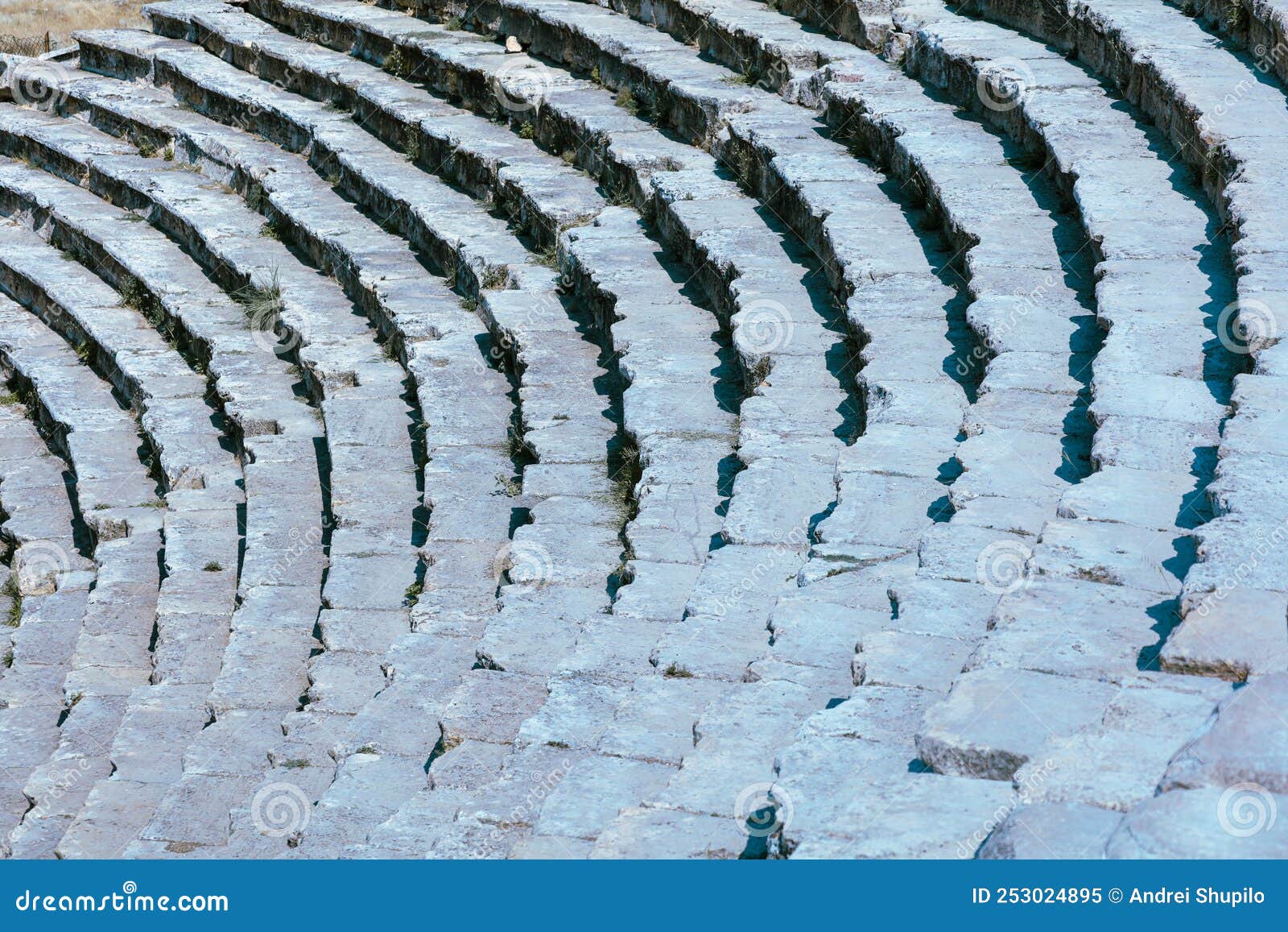 Concrete Amphitheater Seats Royalty-Free Stock Photography ...