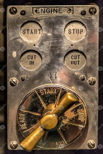 Vintage Control Board stock image. Image of vintage, retro - 34538905
