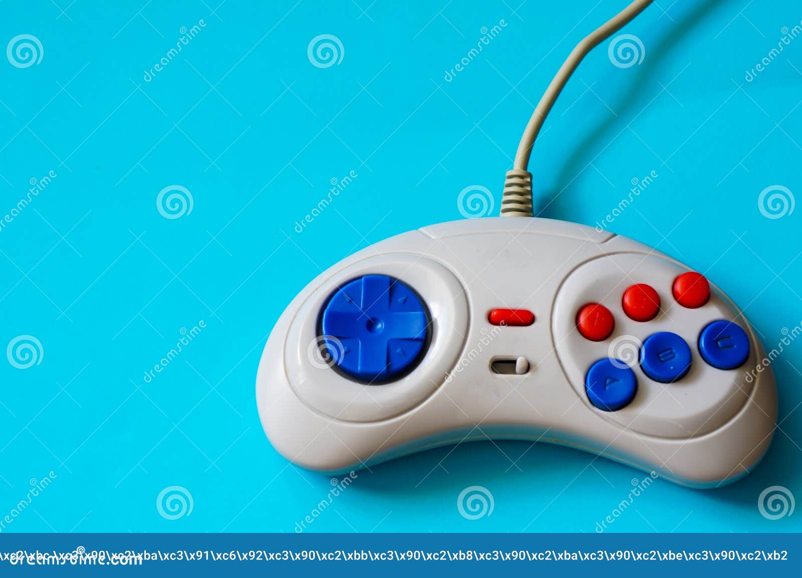 Vintage Controller for a Game Console Stock Photo - Image of ...