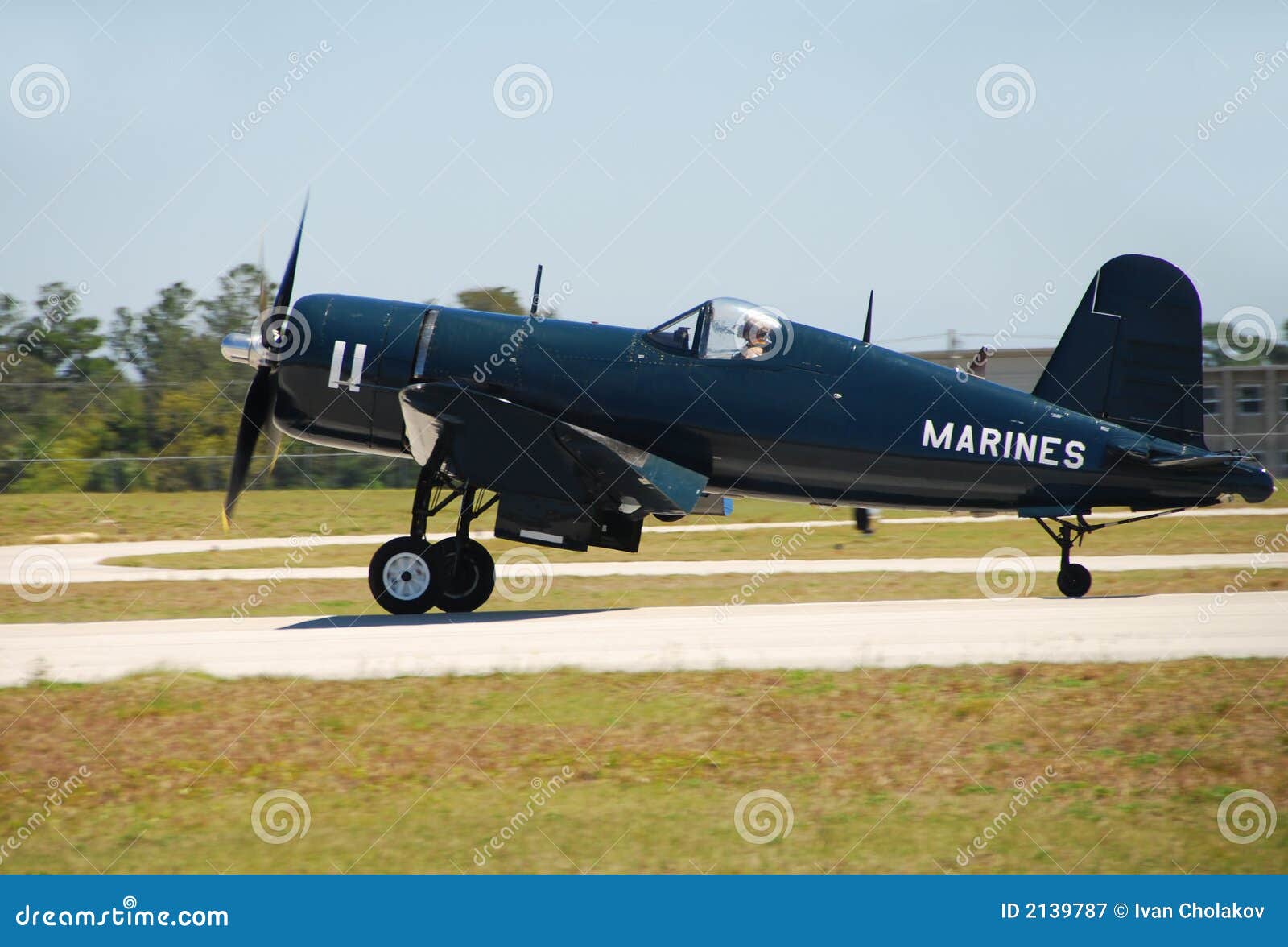 Vought F4U Corsair Miniature Fighter Model Scale Royalty-Free Stock ...