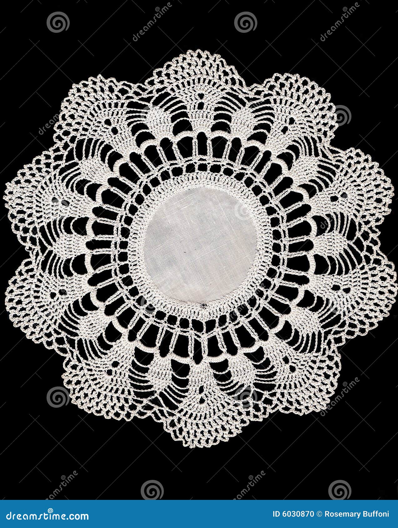 Vintage Cotton Doily stock photo. Image of handmade, doily - 6030870