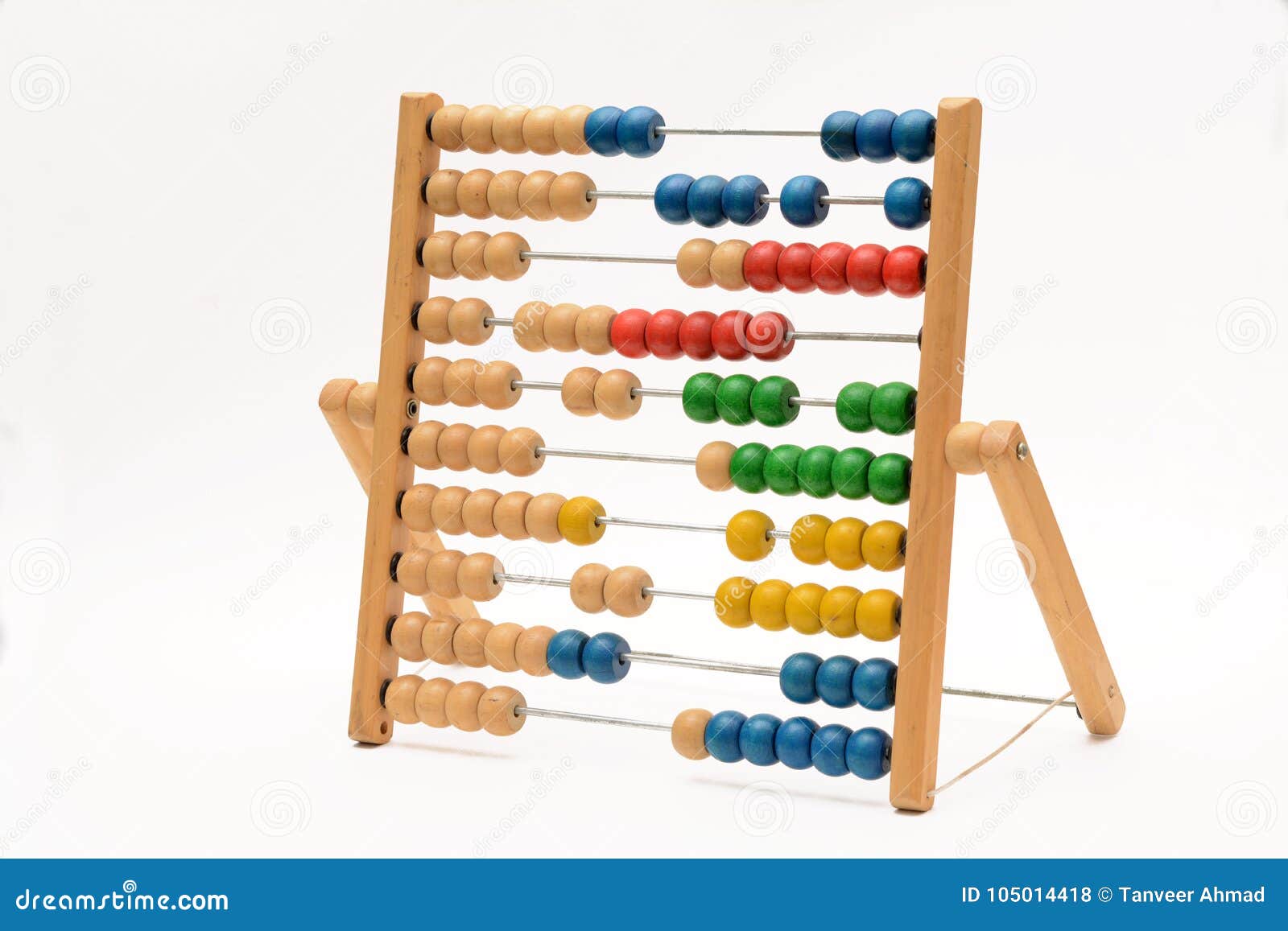 Vintage Counting Abacus on White Background Stock Photo - Image of ...