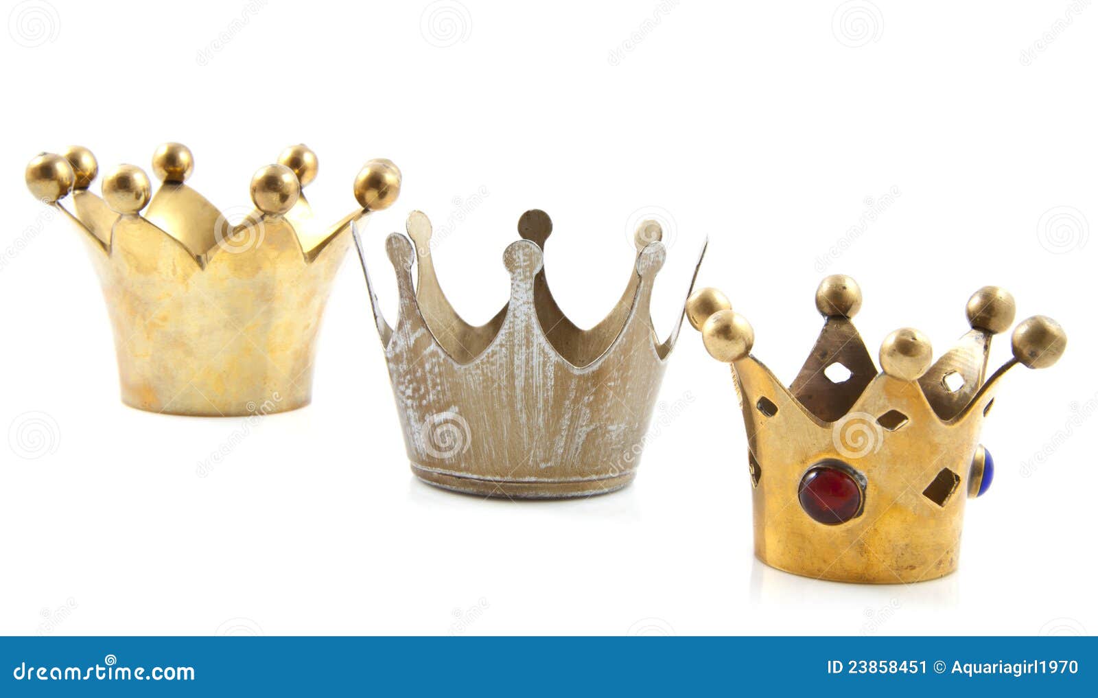 Vintage crowns stock image. Image of isolated, nobility - 23858451