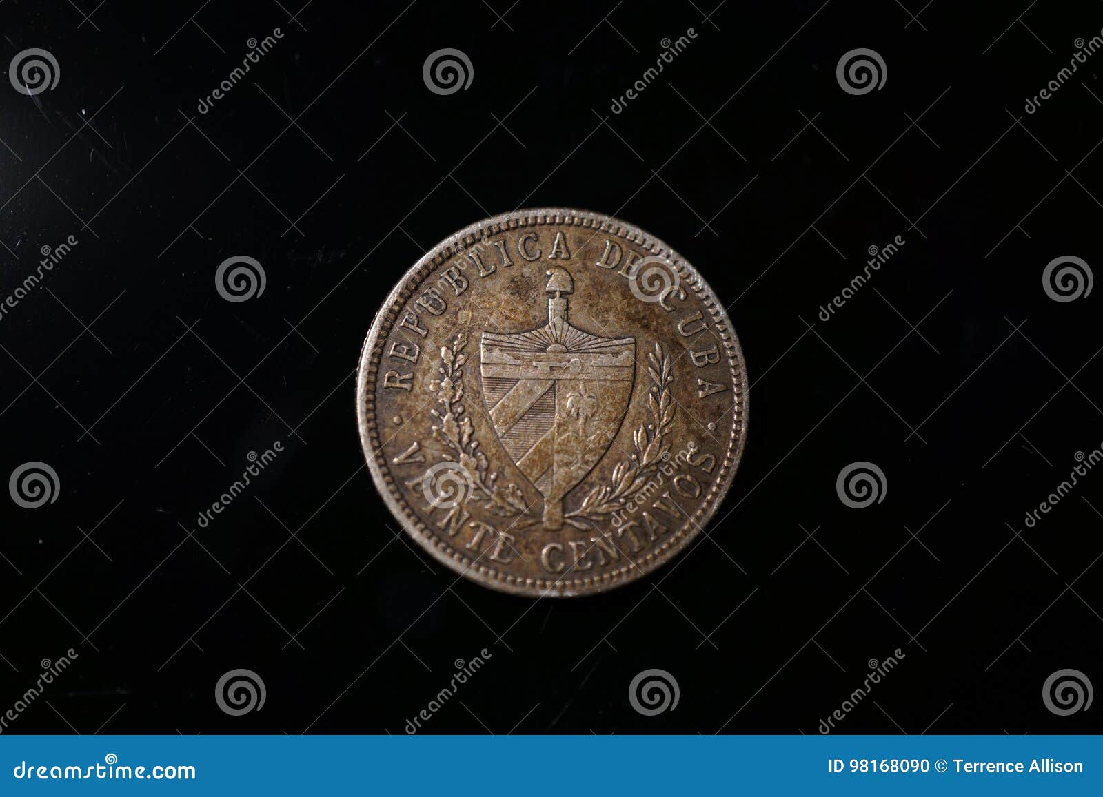 Vintage Cuban coin stock photo. Image of finance, 1900s - 98168090