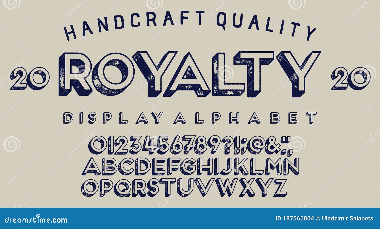 Display Alphabet Font Set. Typography Outline Stylish. Rounded Display ...