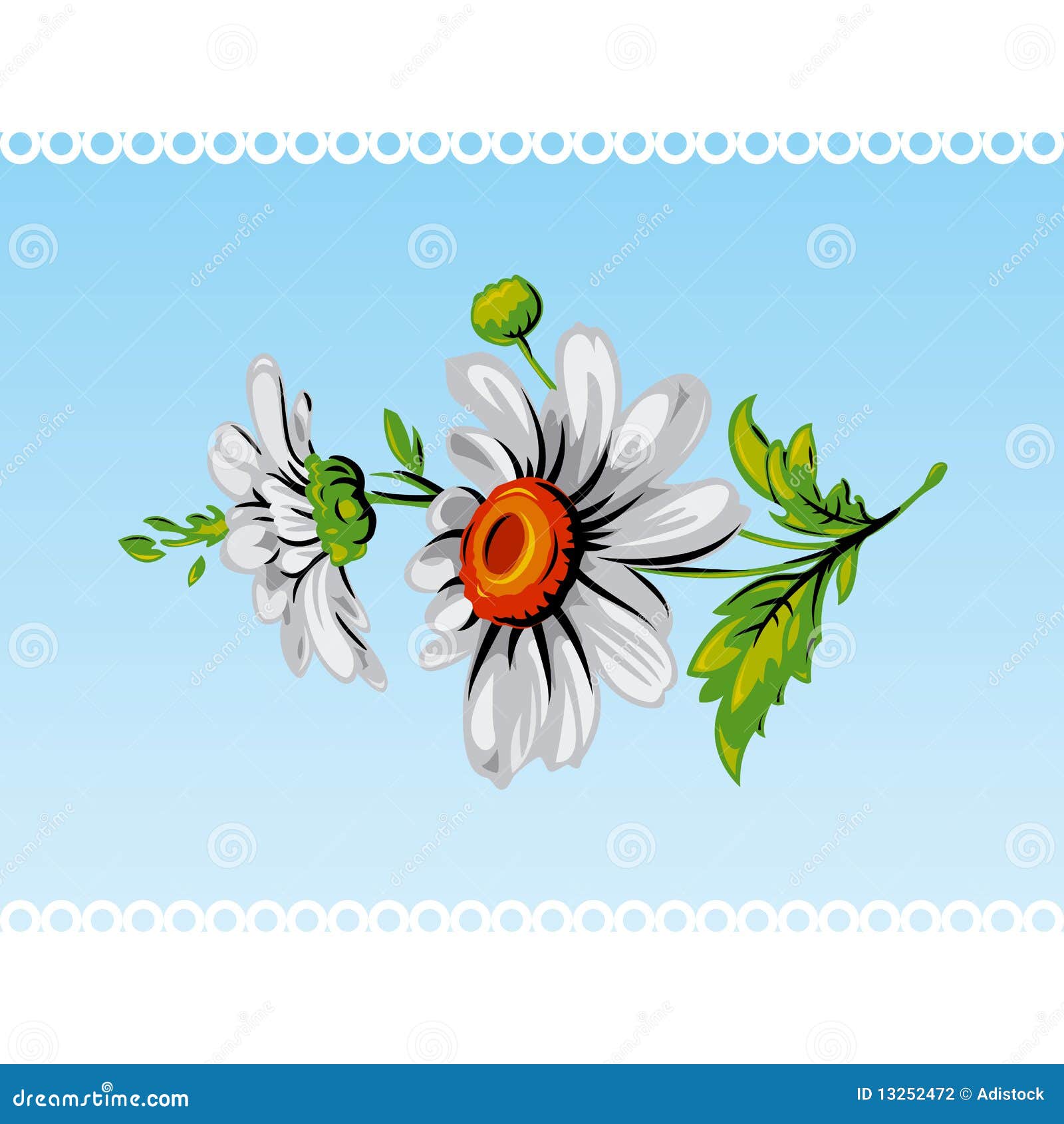 Vintage Daisy Illustration