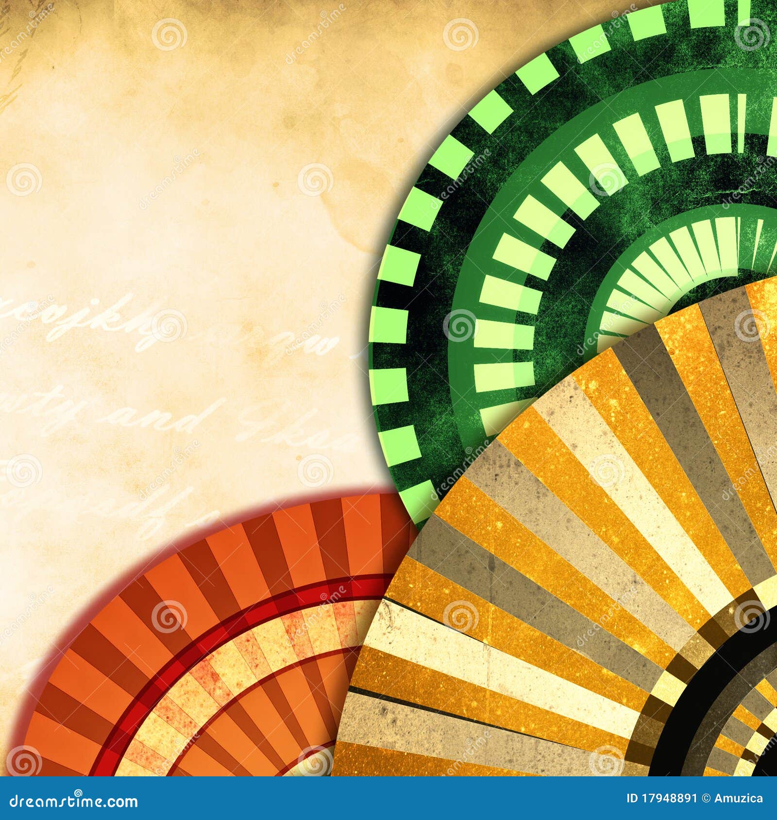 Vintage Decorative Background Stock Illustration - Illustration of ...