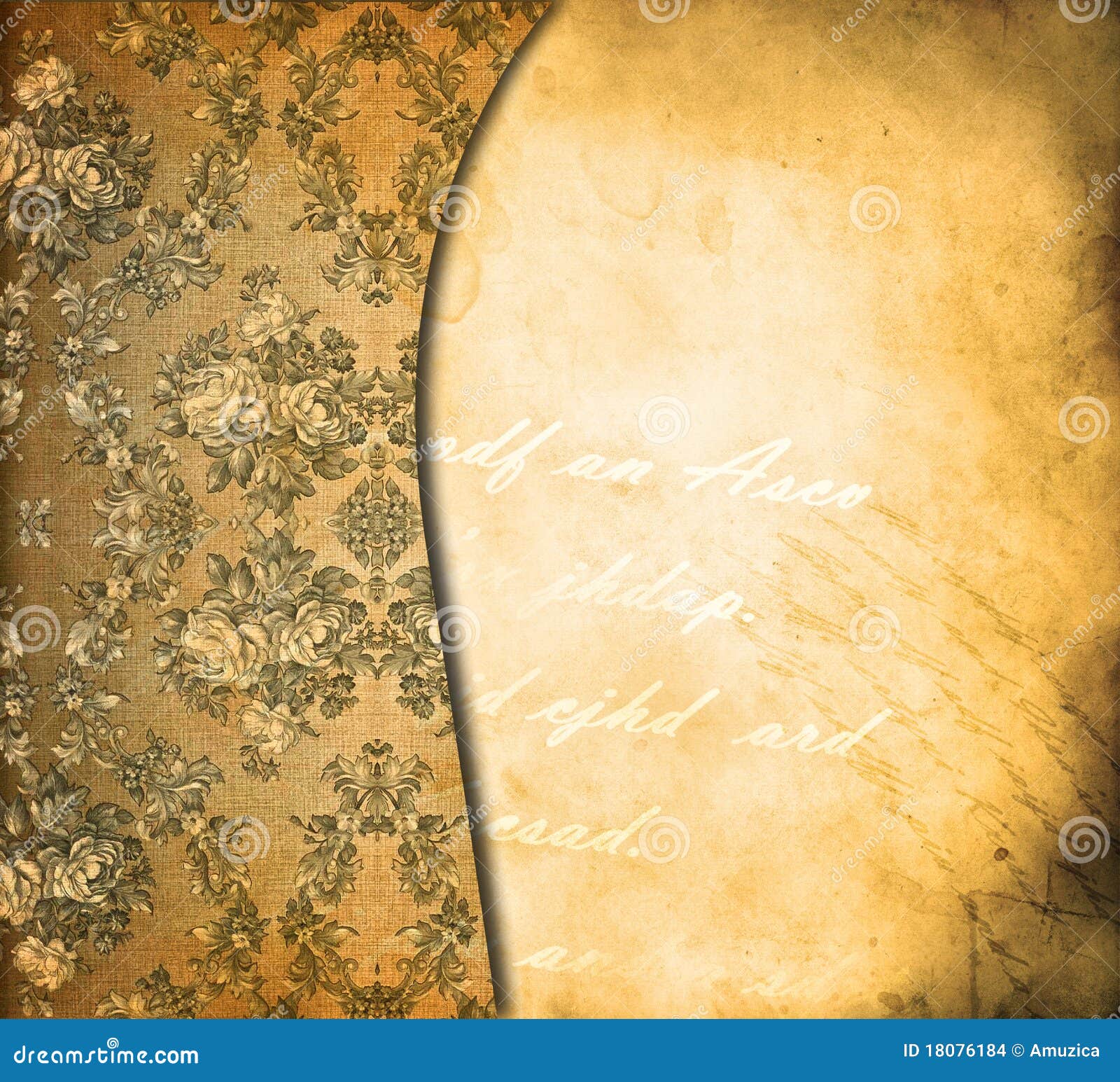 Vintage Decorative Background Stock Illustration - Illustration of ...