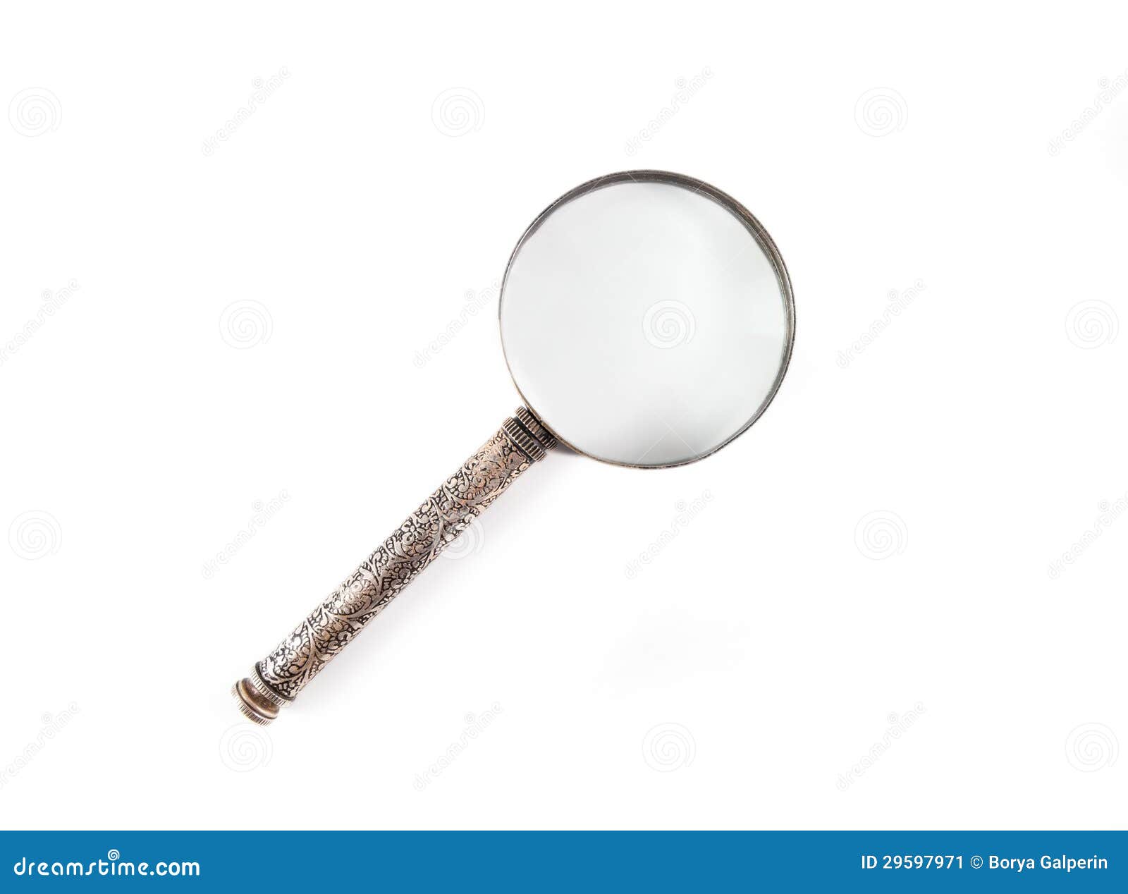 Vintage Decorative Magnifying Glass Stock Image - Image: 29597971