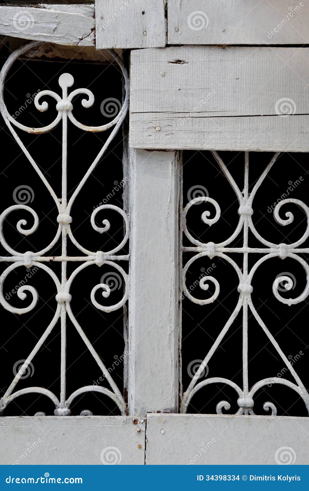 Vintage Decorative Metal Pattern Stock Photo - Image of boards, motif ...