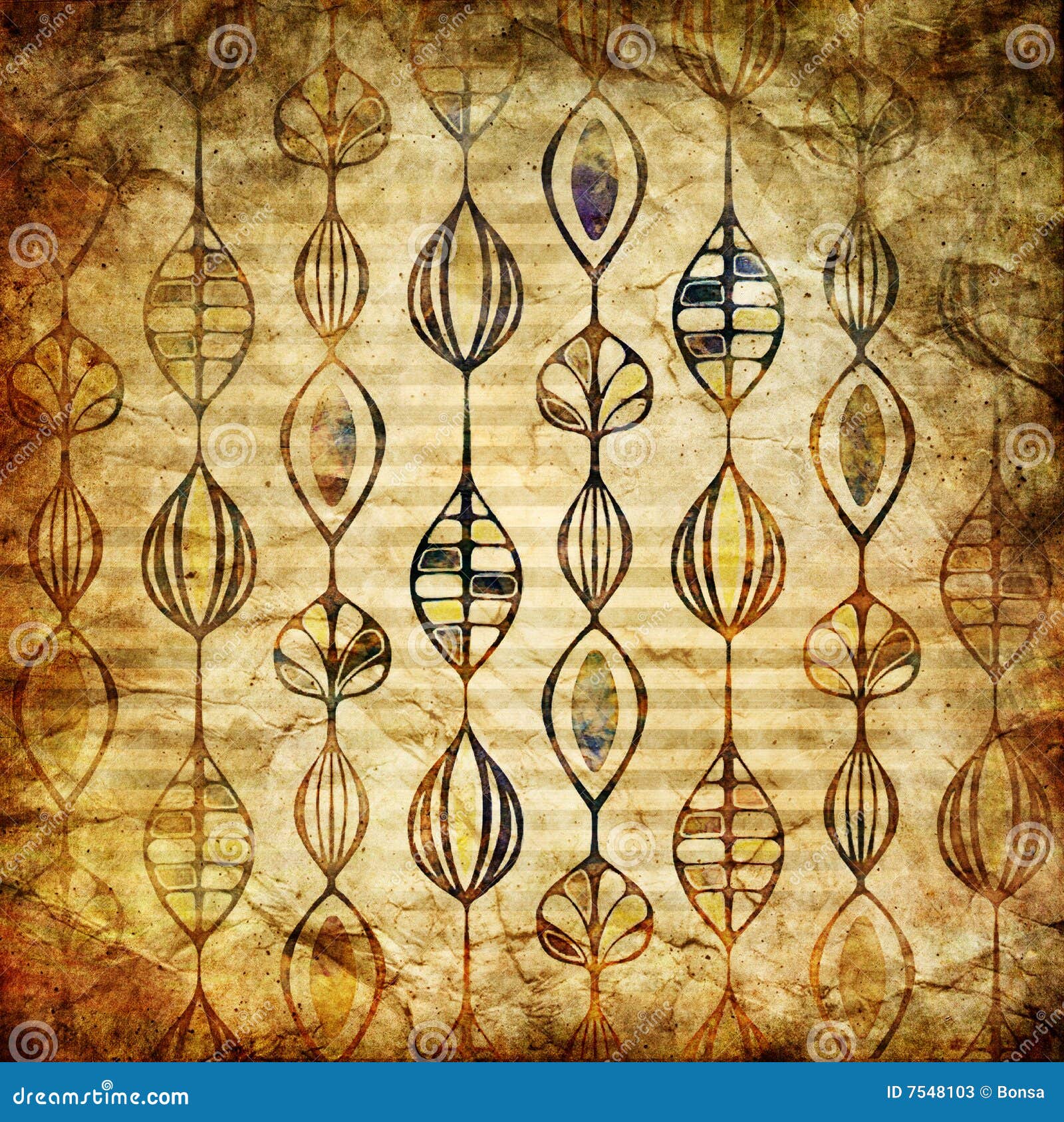 Vintage Decorative Paper Stock Photos - Image: 7548103