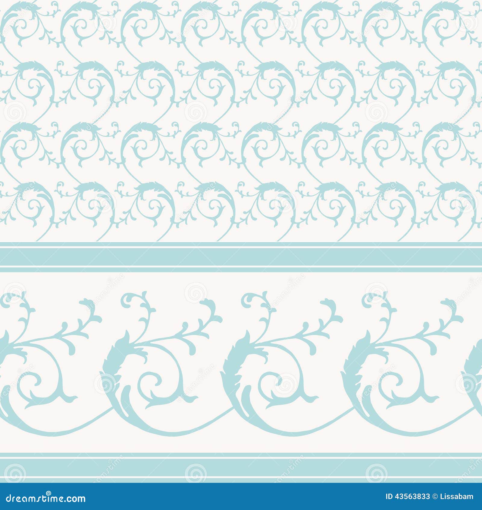 Vintage Decorative Scrollwork Pattern Stock Vector - Illustration of ...