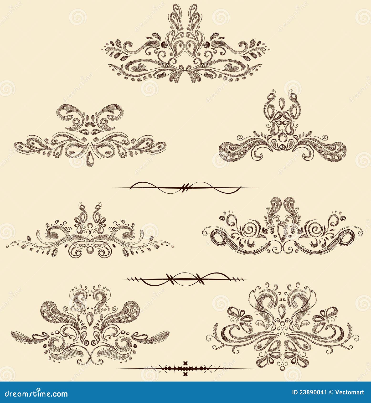 Vintage Design Element stock vector. Illustration of frame - 23890041