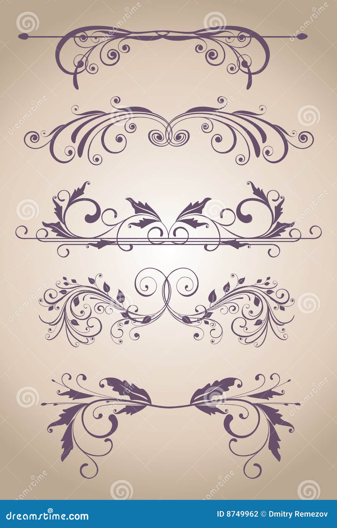 Vintage design elements stock illustration. Illustration of graphic ...
