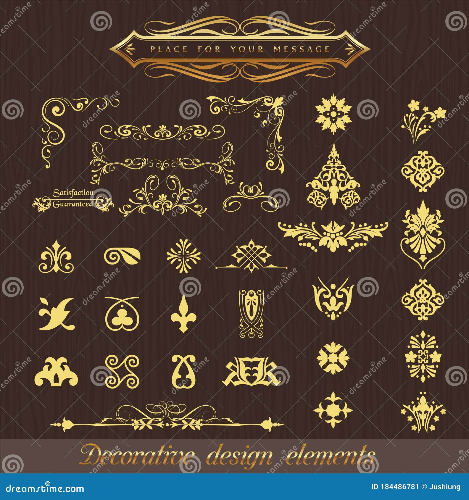 Vintage Design Elements Vector Images Collections Stock Vector ...