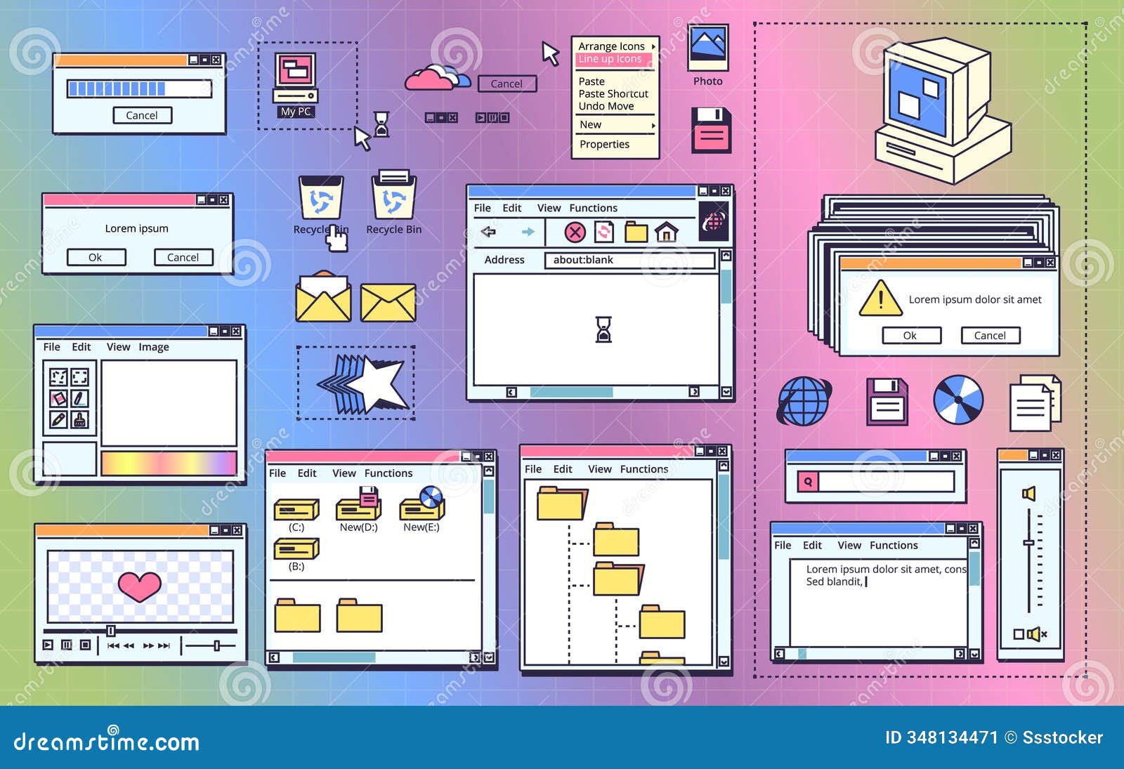 Desktop Frame Illustration, Picture Paper Frame, Vector With Die Cut ...