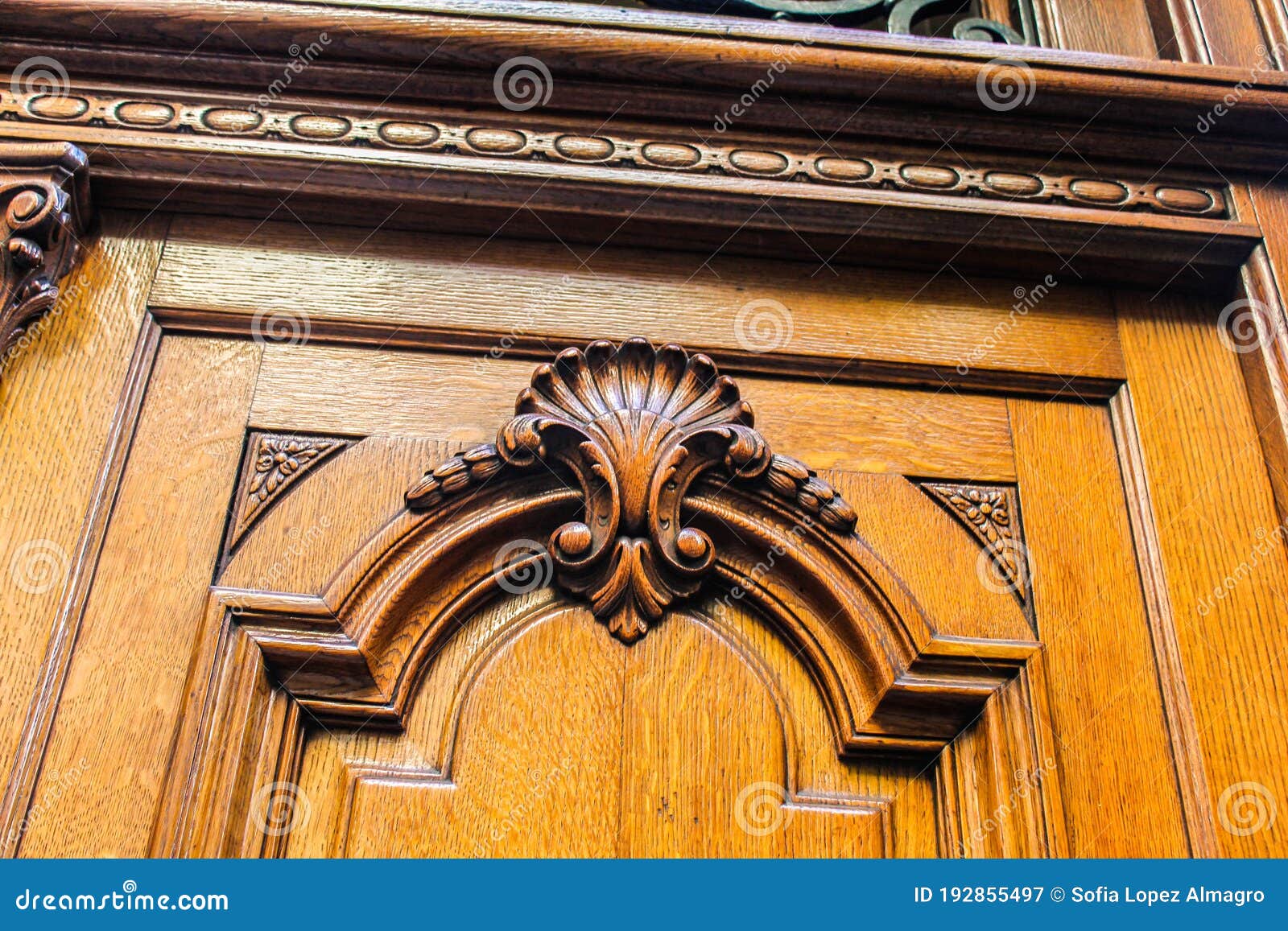 Vintage Detail Door Architecture Ornate Building Stock Image - Image of ...