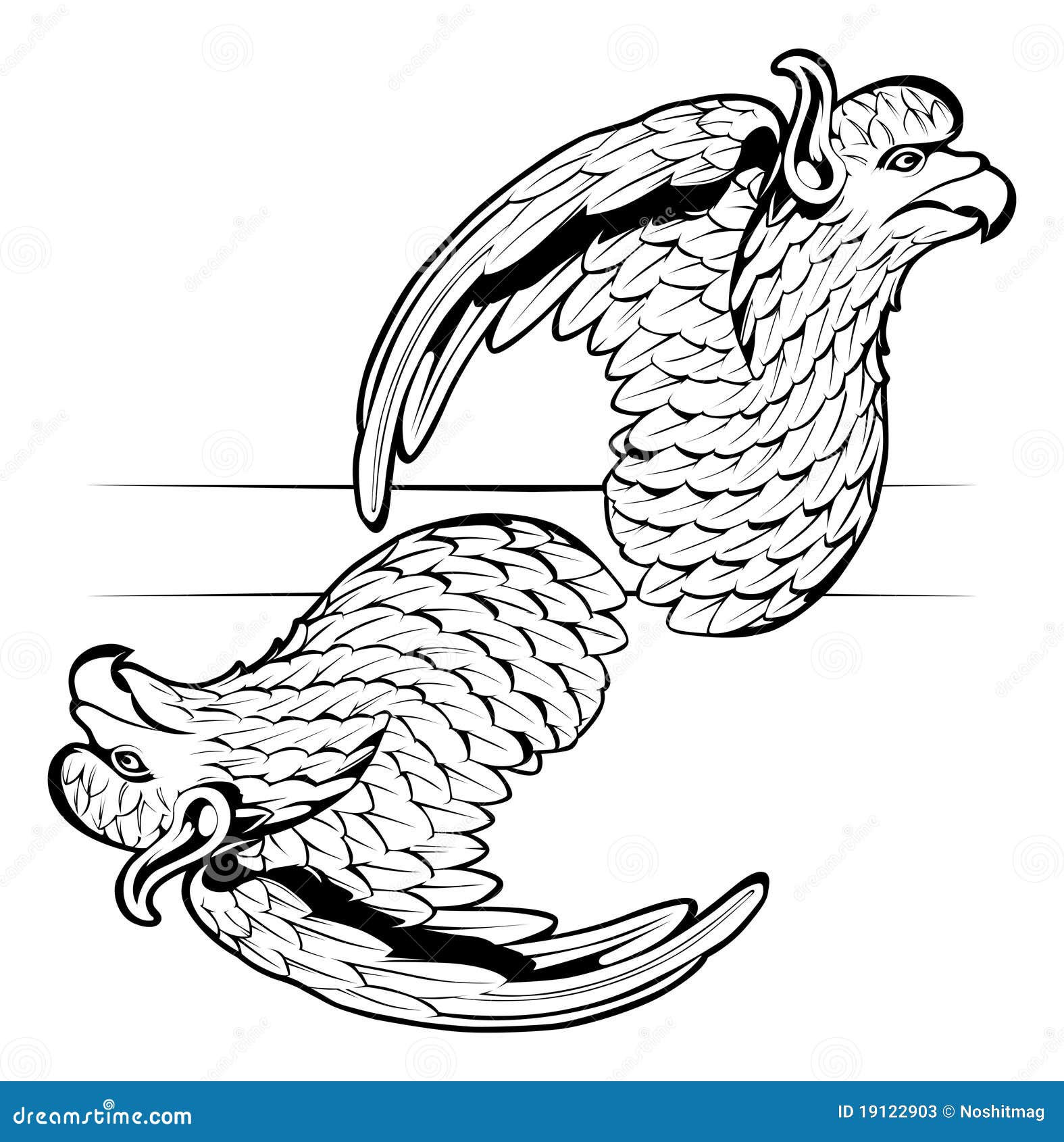 Vintage devil statue stock vector. Illustration of gothic - 19122903