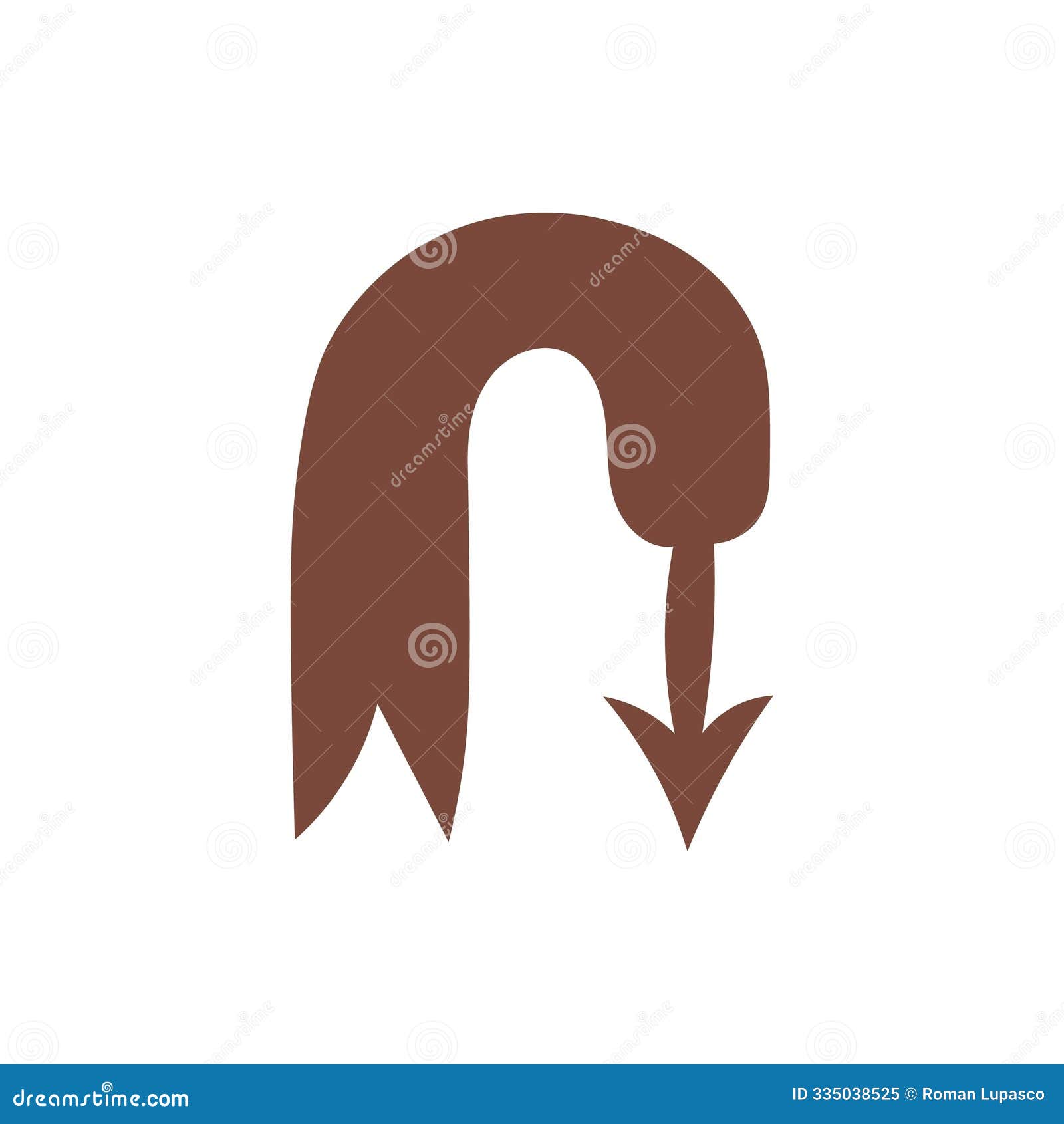 Vintage Direction Arrow. Retro Navigation Icon, Old Simple Cursor ...